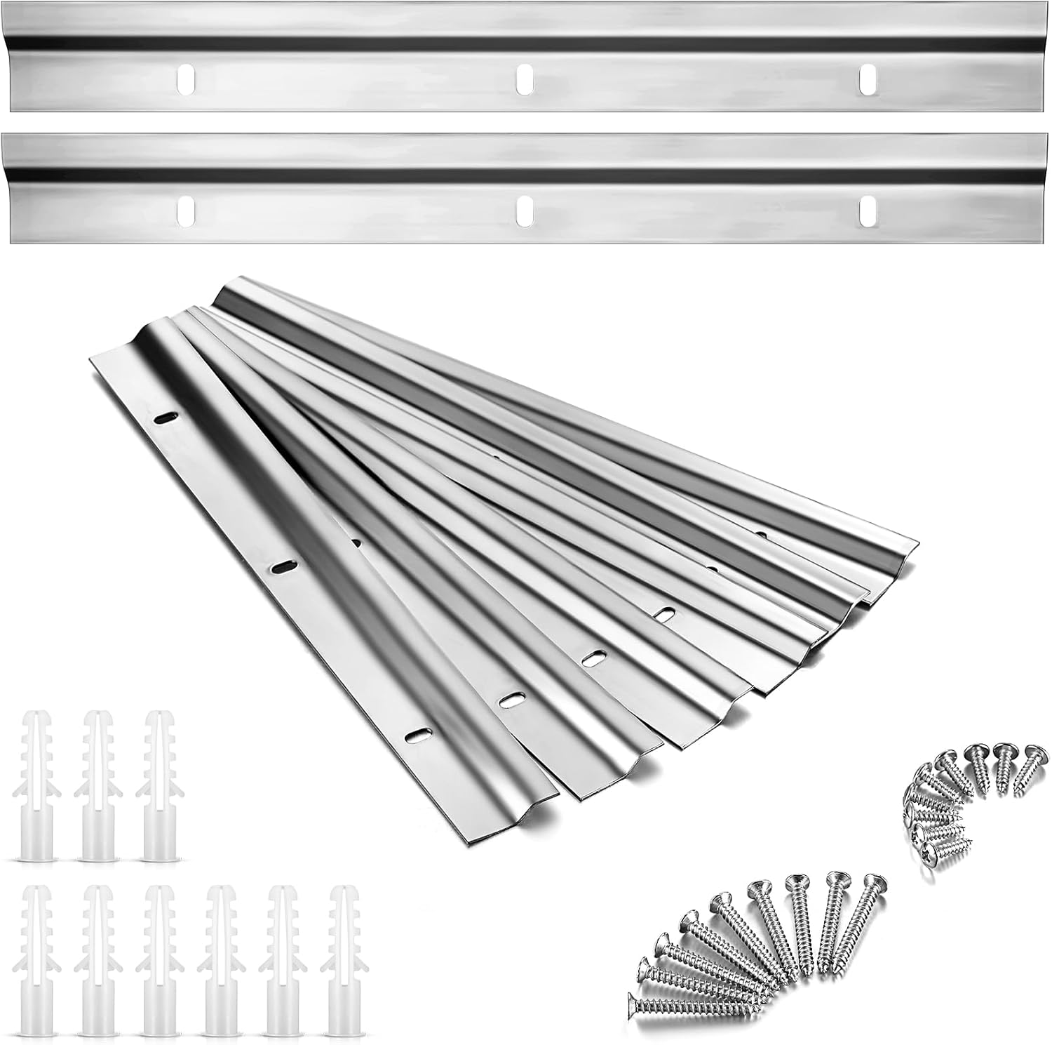Therwen 6 Pack French Cleat Hanger Z Bar Hanger Picture and Mirror Wall ...