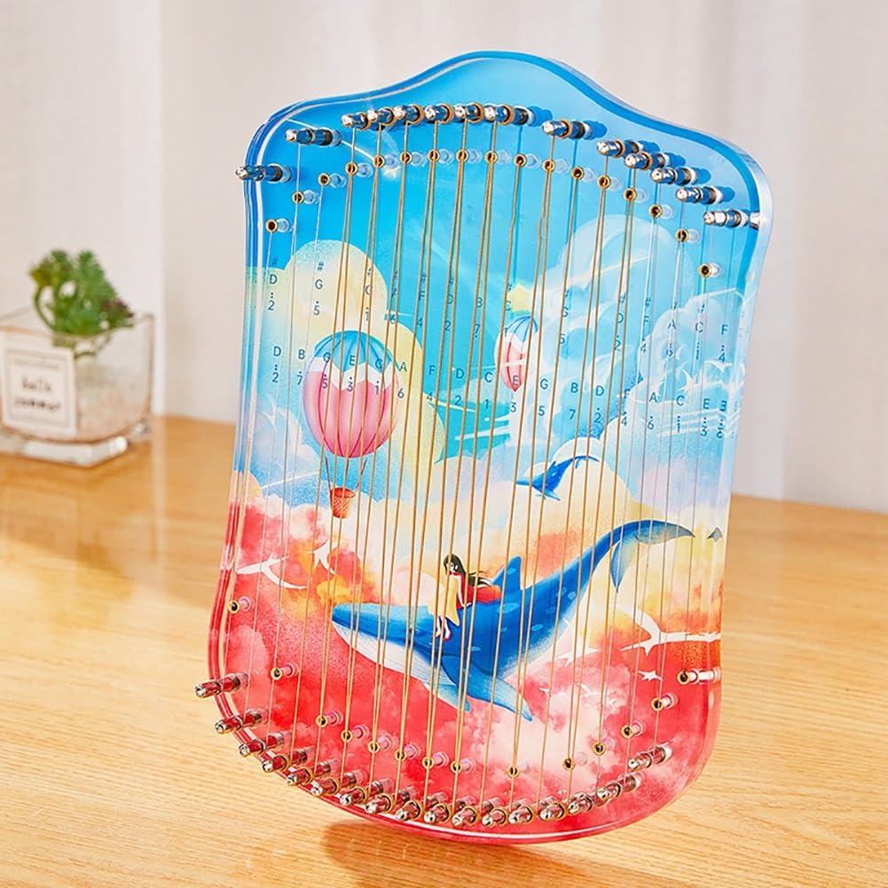 Amazon.com: Metal Strings Acrylic Thumb Piano with Tuning Wrench Spare ...