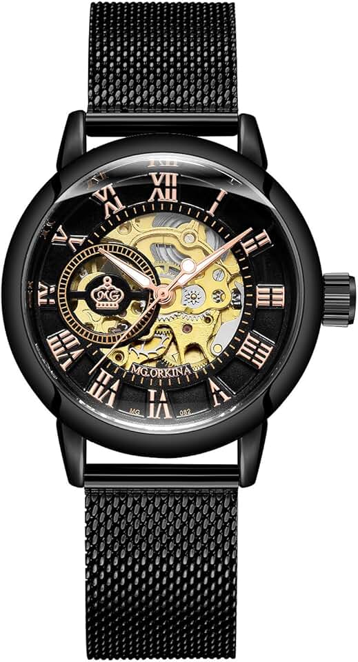 Amazon.co.uk: ladies skeleton watch: Watches