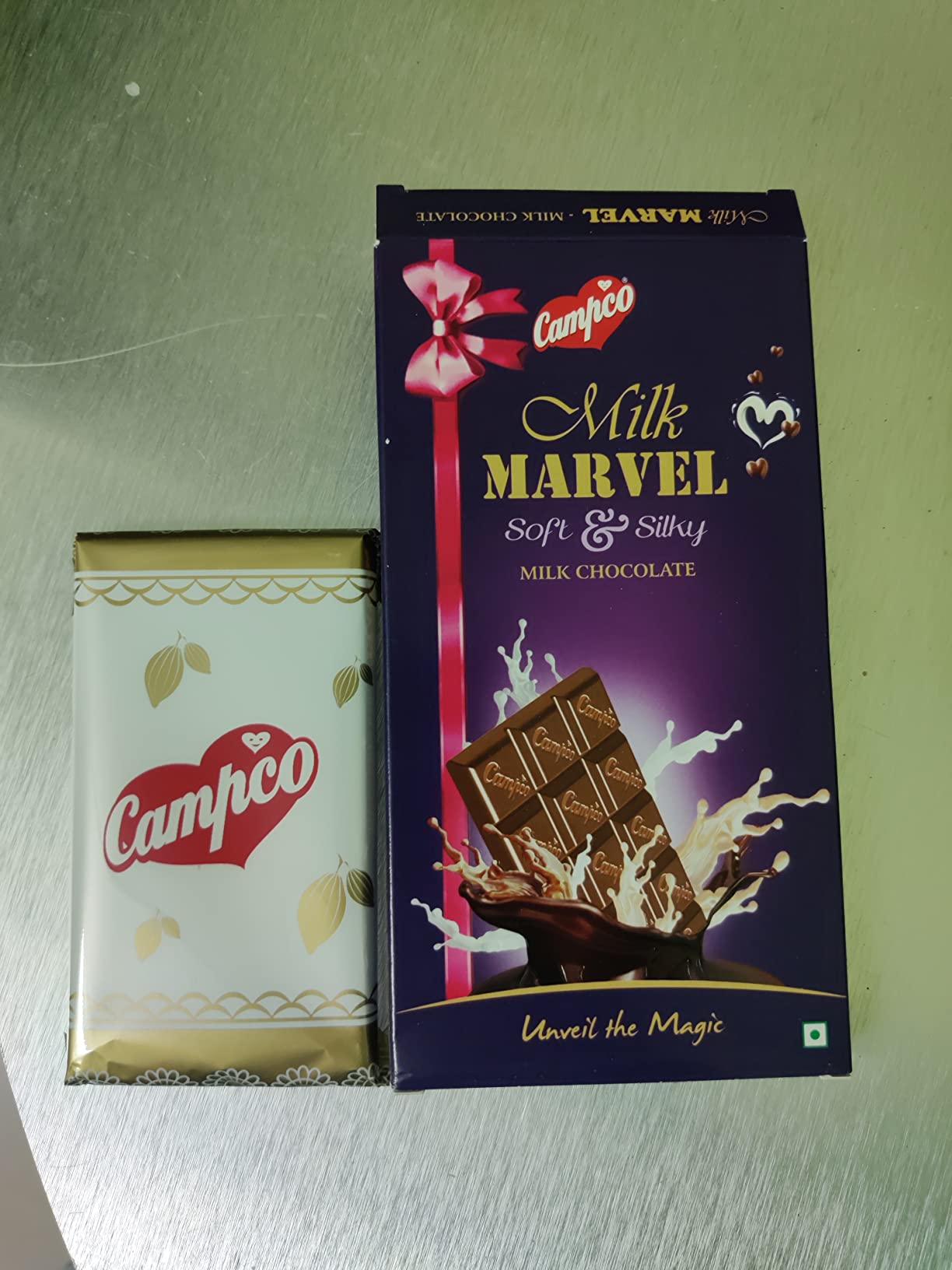 Campco Milk Marvel Soft & Silky Smooth Chocolate, 50g (Pack of 5 ...