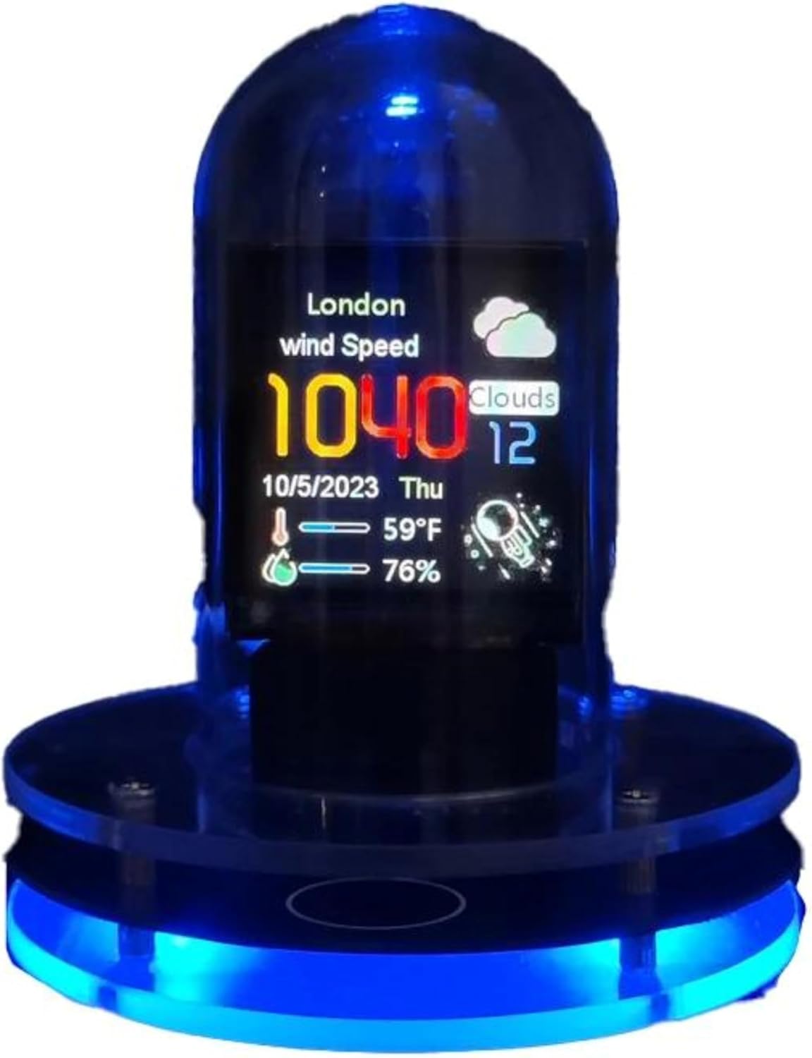 Amazon.com: GIZMO Plus Cyberpunk Nixie Tube Clock: Smart WiFi, RGB ...