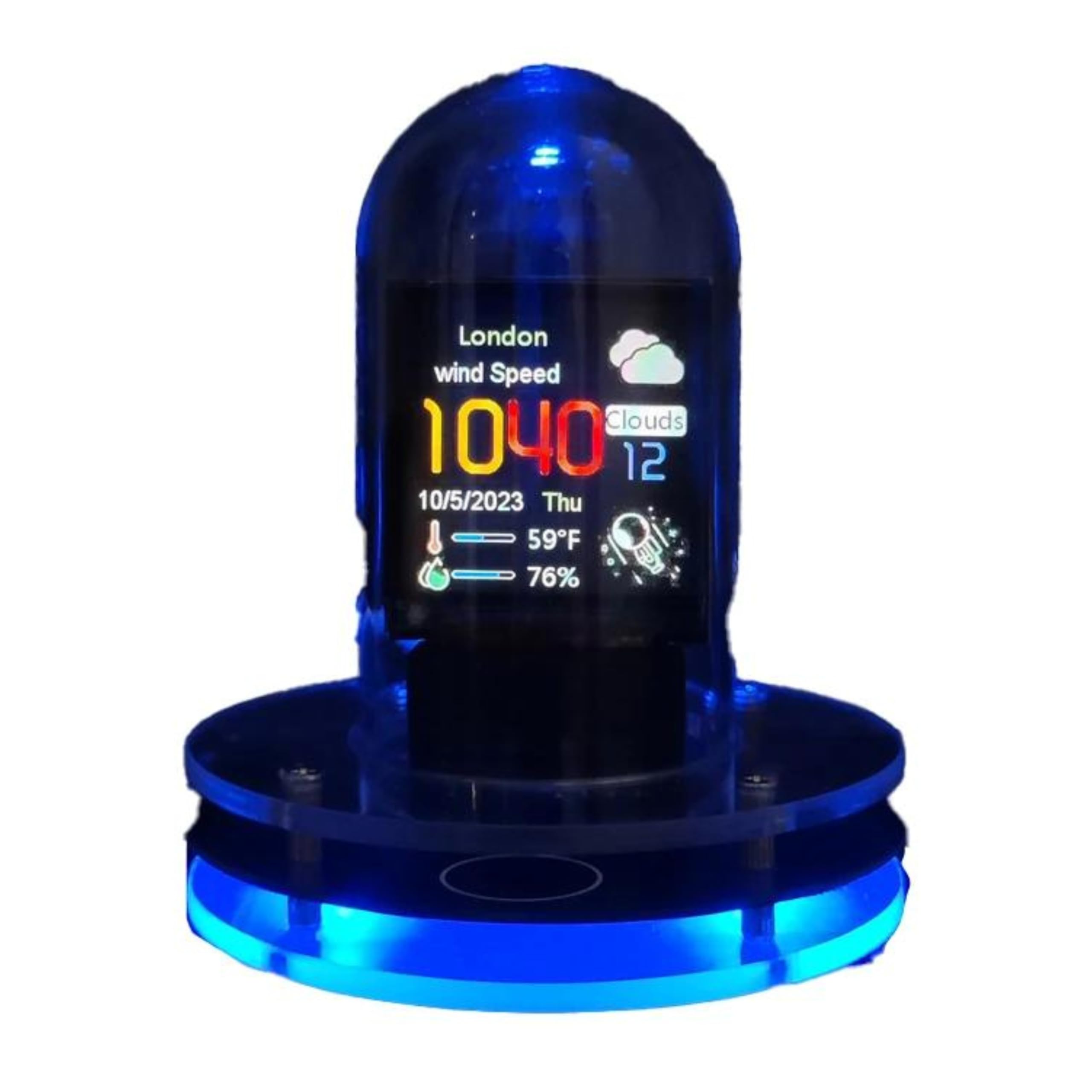 Amazon.com: Gizmo Plus Cyberpunk Nixie Tube Clock: Smart WiFi, RGB ...