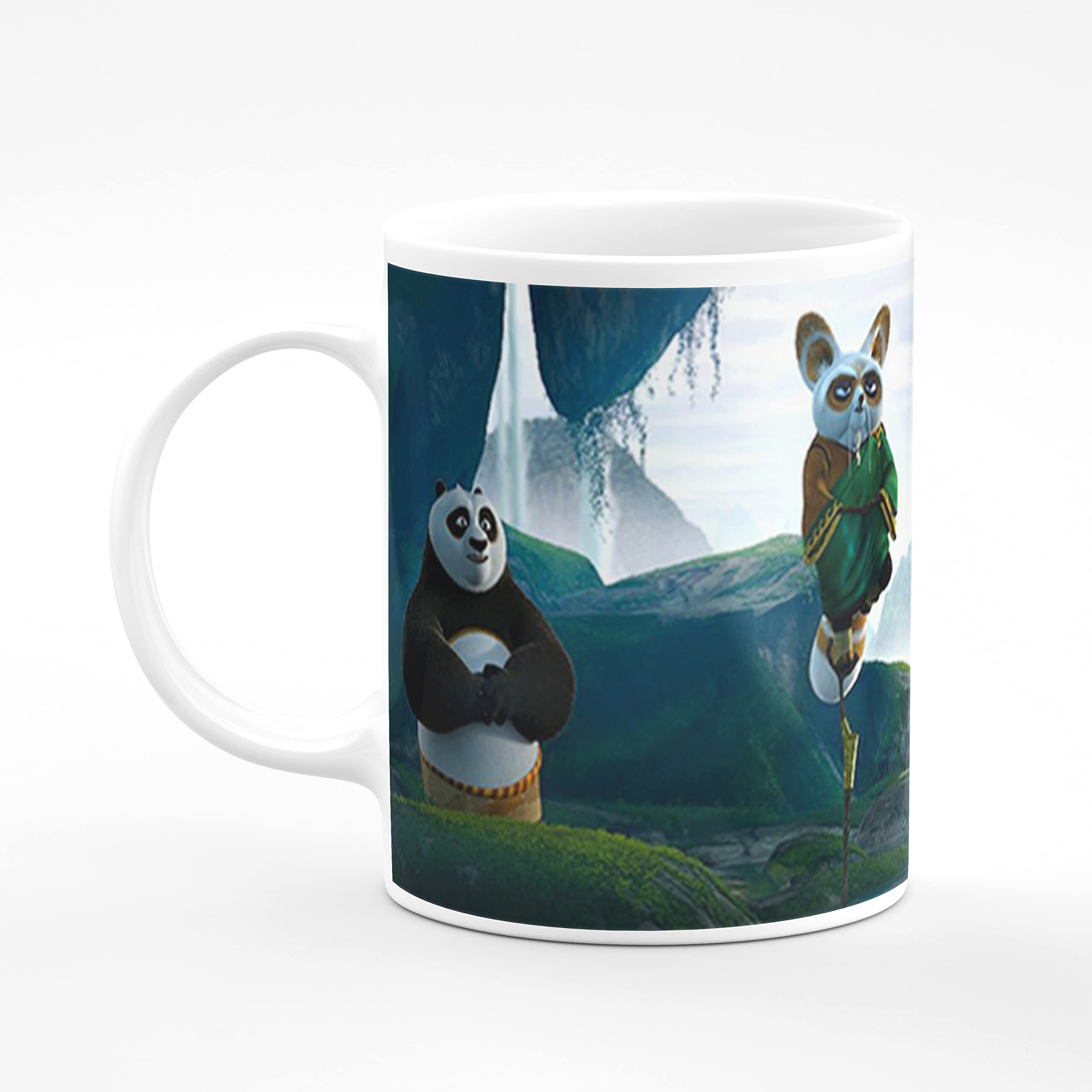 Buy ABLOE Kung Fu Panda Po and Shifu Coffee Mug Designed by ABLOE ...