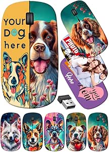 Amazon.com: maizi Custom Wireless Mouse Horse for Computer Laptop PC ...