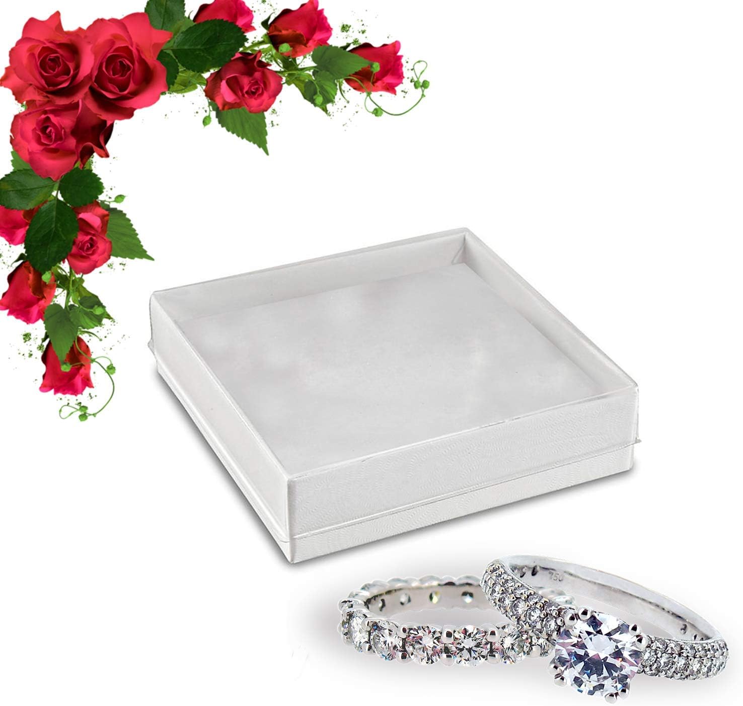 Amazon.com: Better Crafts Small Jewelry Box Gift Boxes with Lids ...