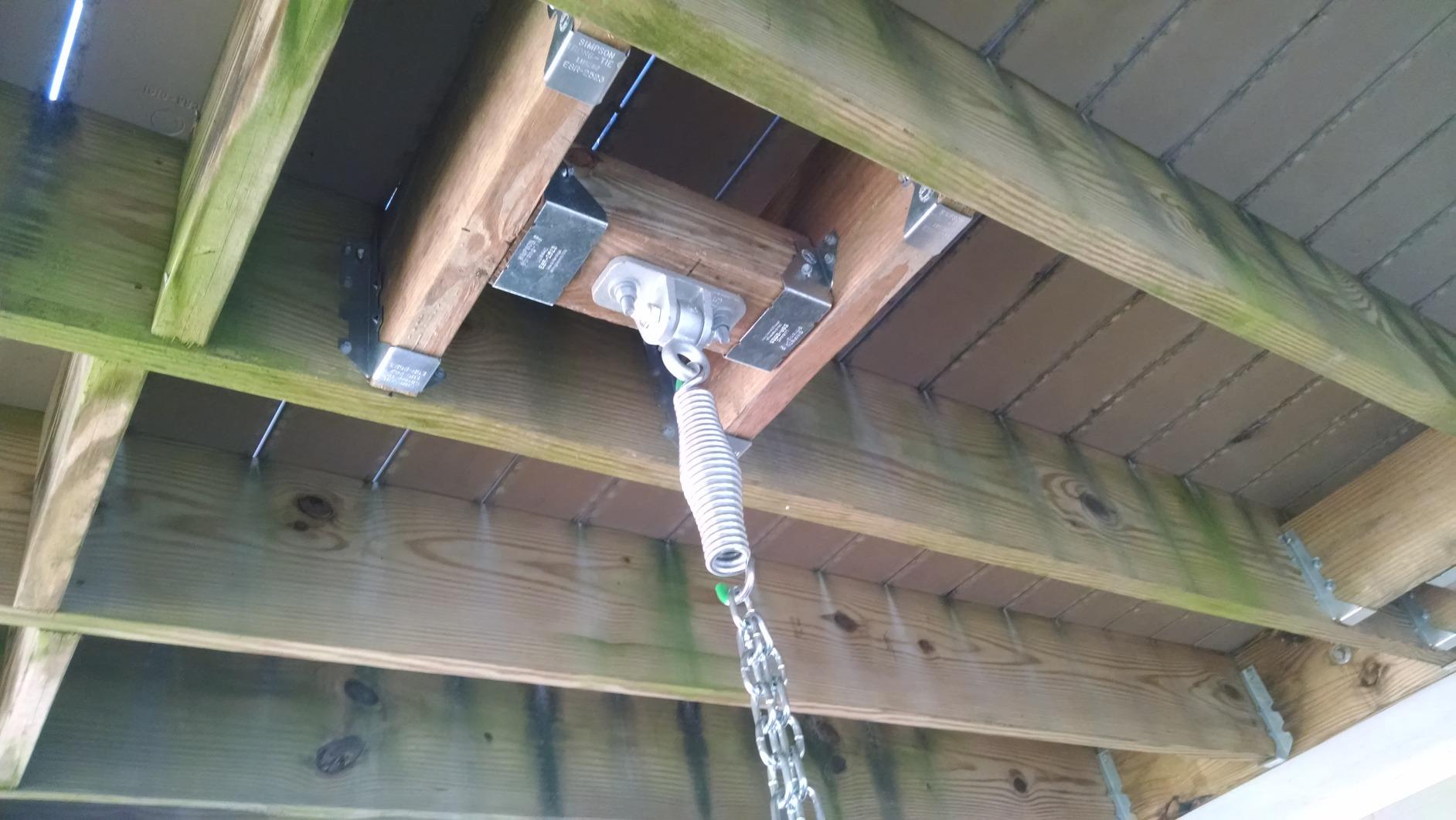 Amazon.com: Backyard Recess Porch Swing Hanging Kit | Front Cedar Iron ...