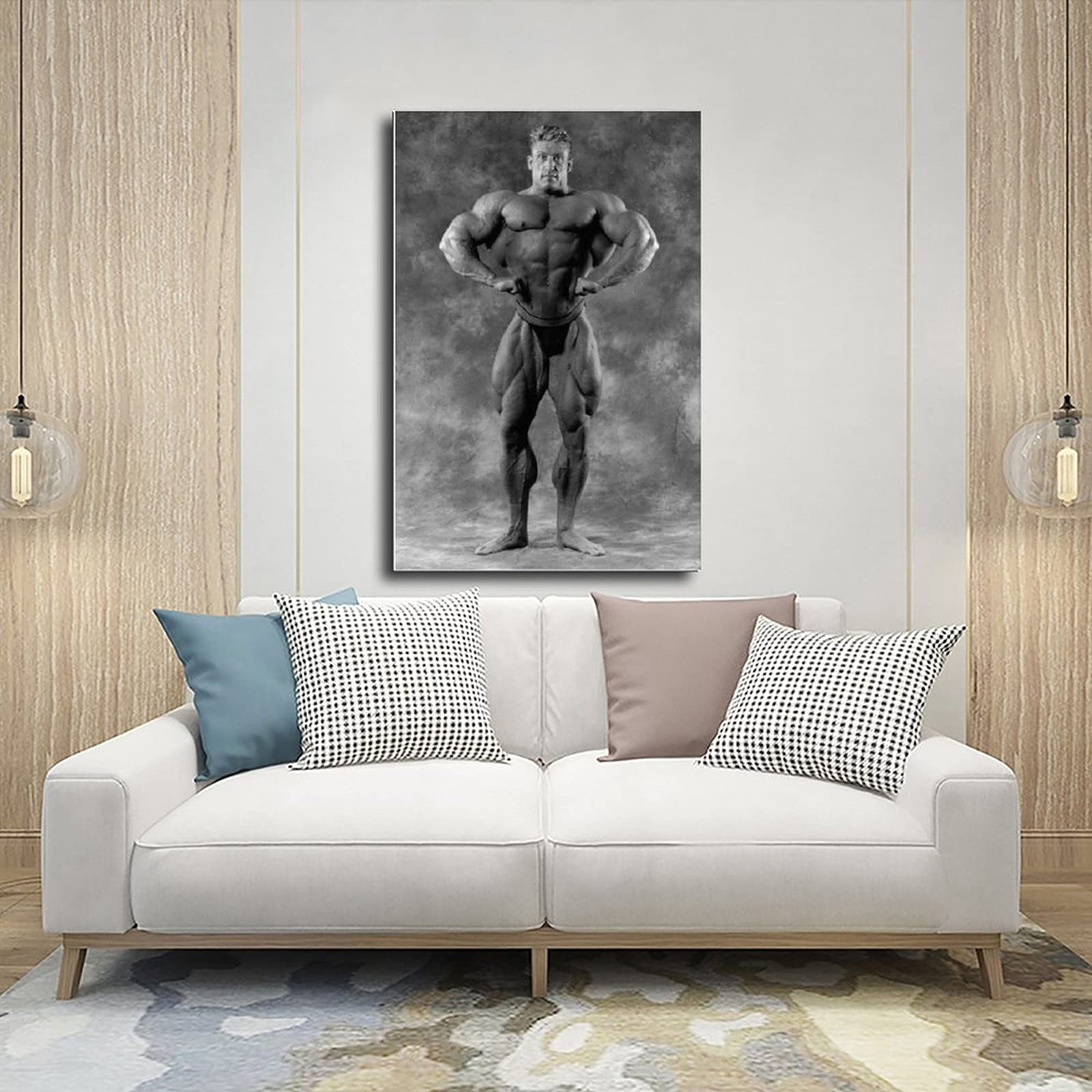 Front Double Bicep Drawing