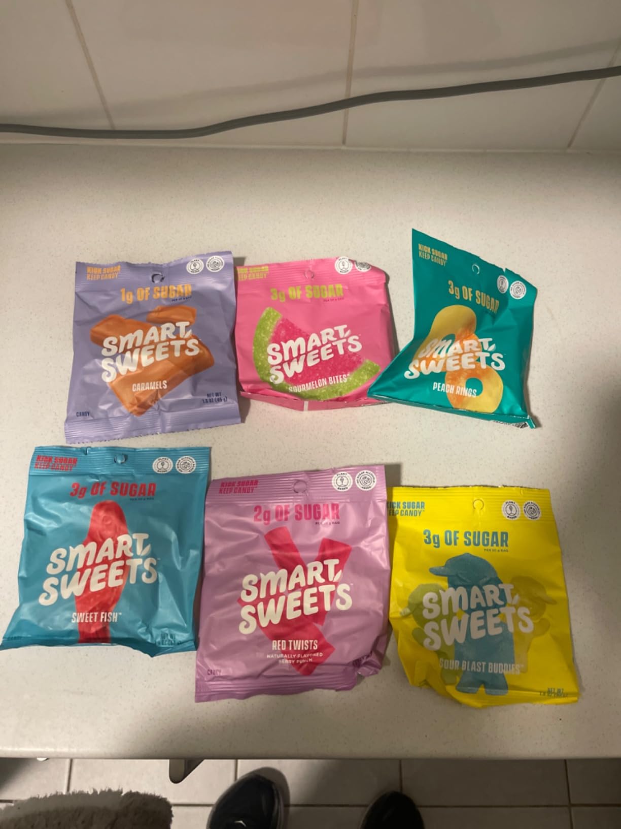 SmartSweets Variety Pack Sampler, Candy With Low Sugar & Calorie ...