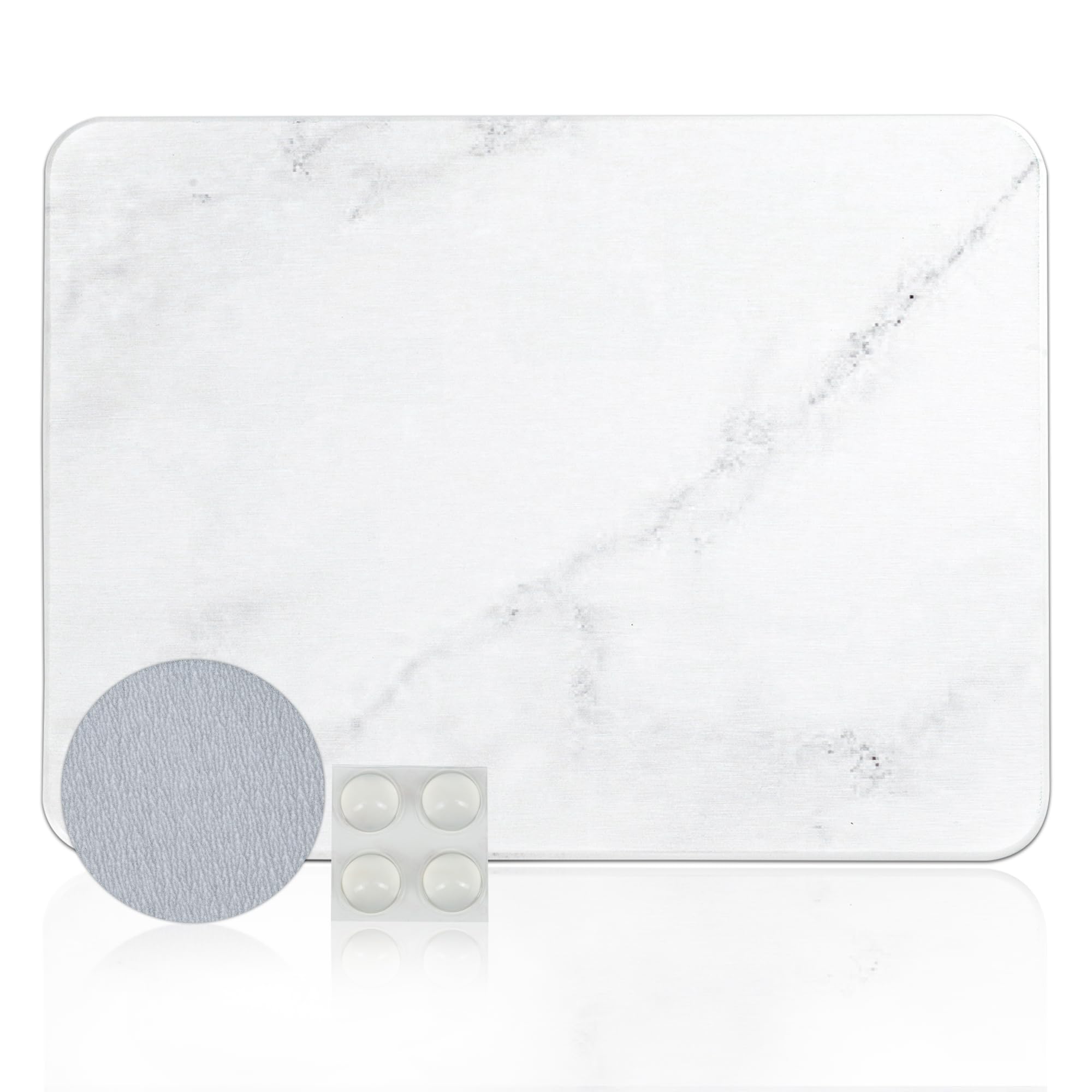 Snapklik.com : Stone Dish Drying Mat - White Drying Mat To Keep The ...