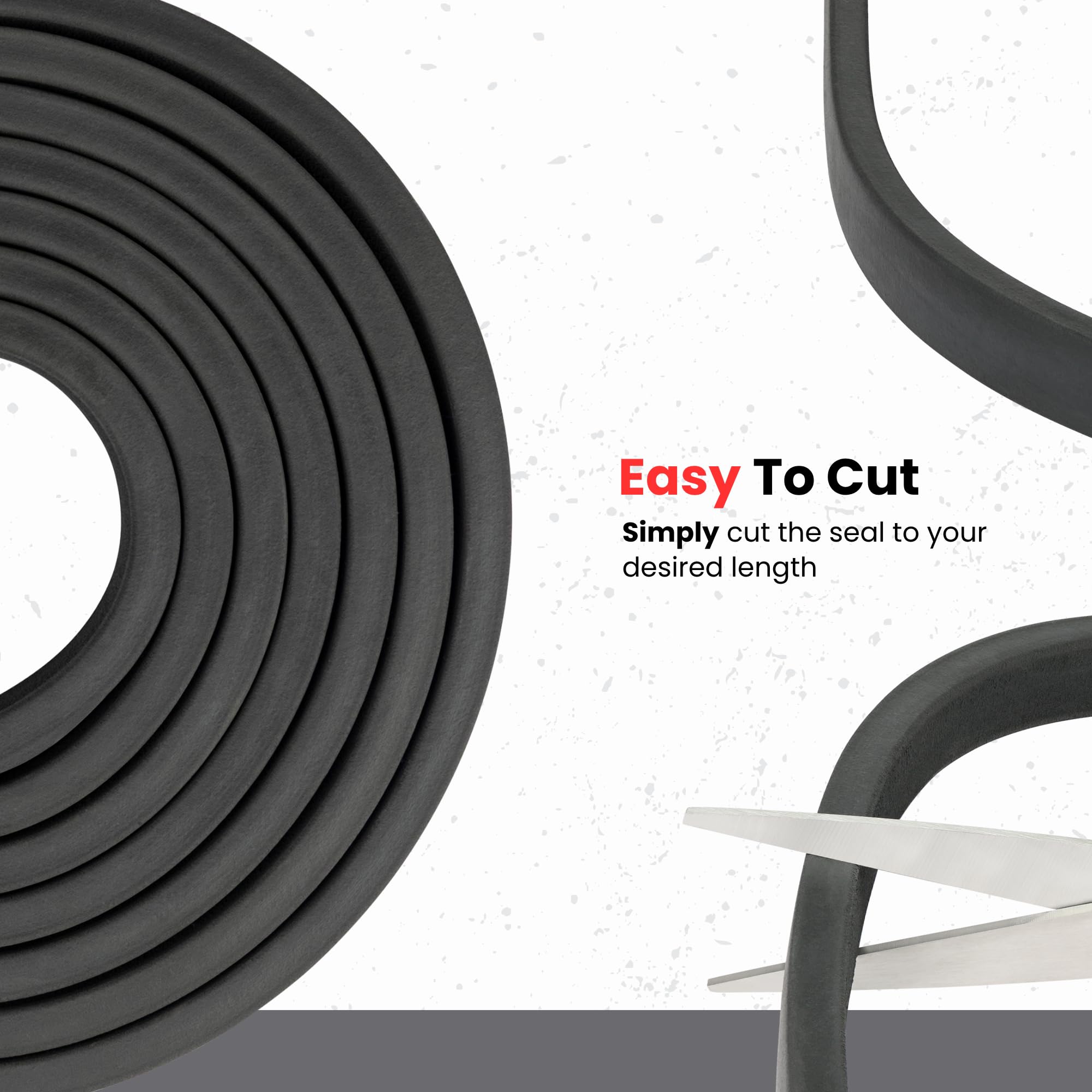 Snapklik.com : Sponge Rubber Seal 3/64" Height X 3/32" Width Universal ...
