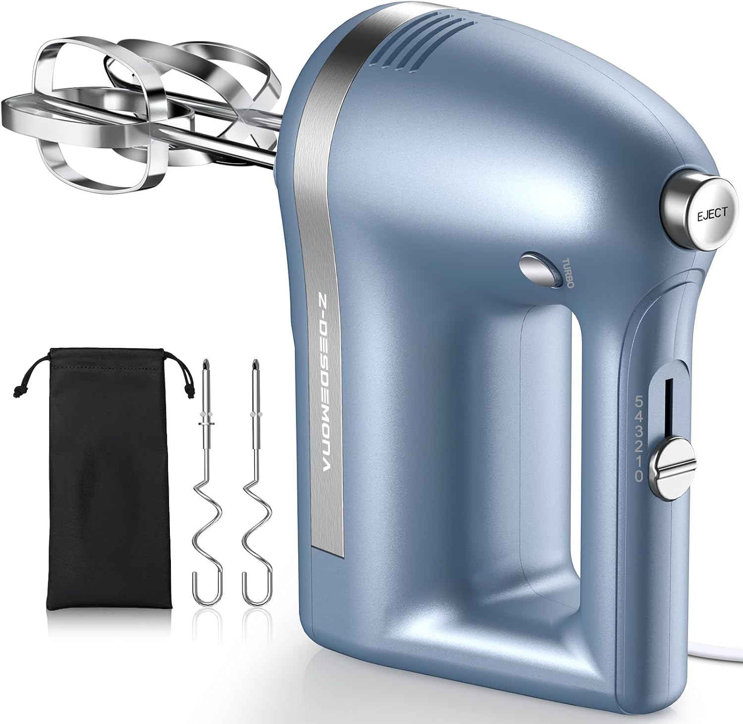 Amazon.com: Z-DESDEMONA Electric Hand Mixer, Powerful 300W Hand Mixer ...