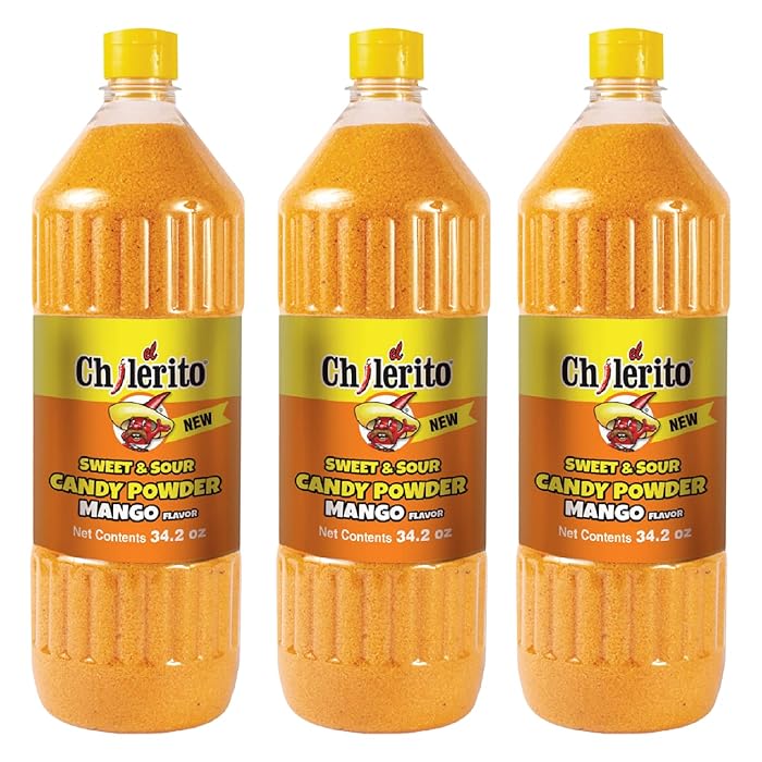 Buy 3 Pack EL CHILERITO Candy Powder Chamoy Mango Flavor 960g/32.2 Fl ...