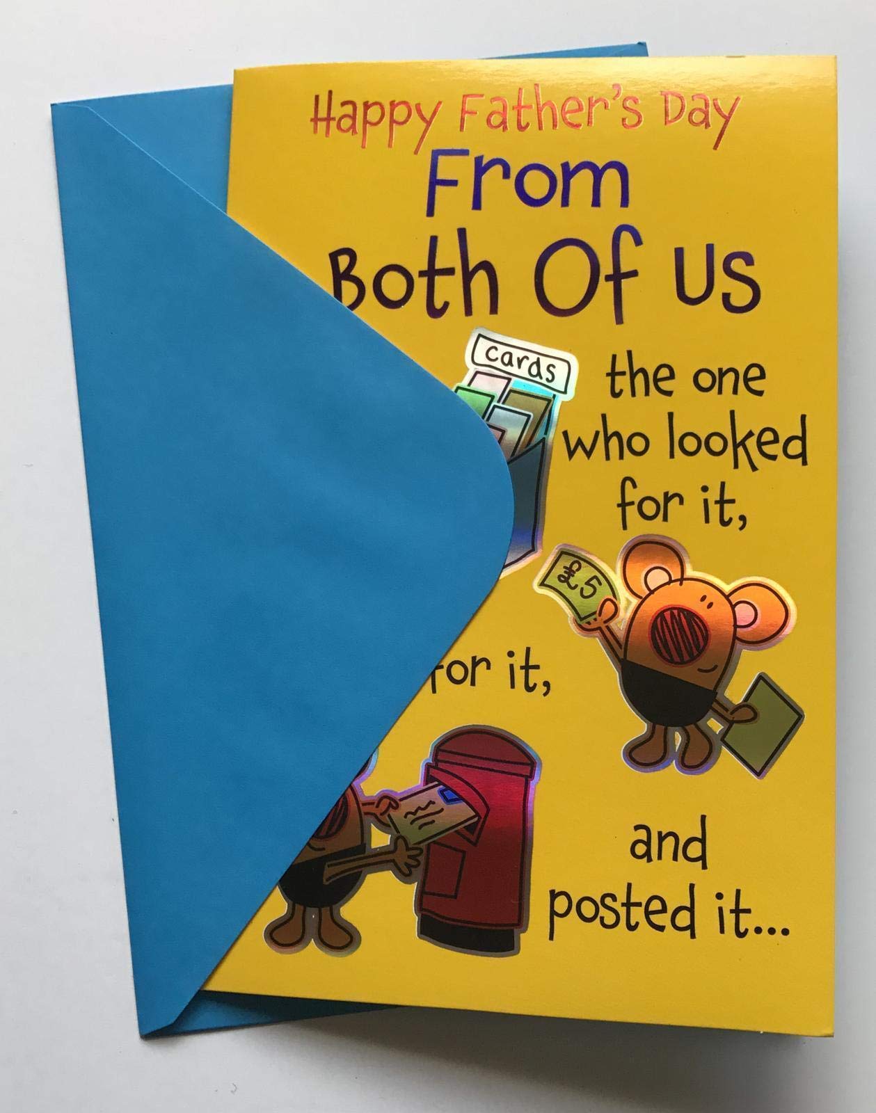 Happy Fathers Day From Both Of Us Images Personalised Father's Day