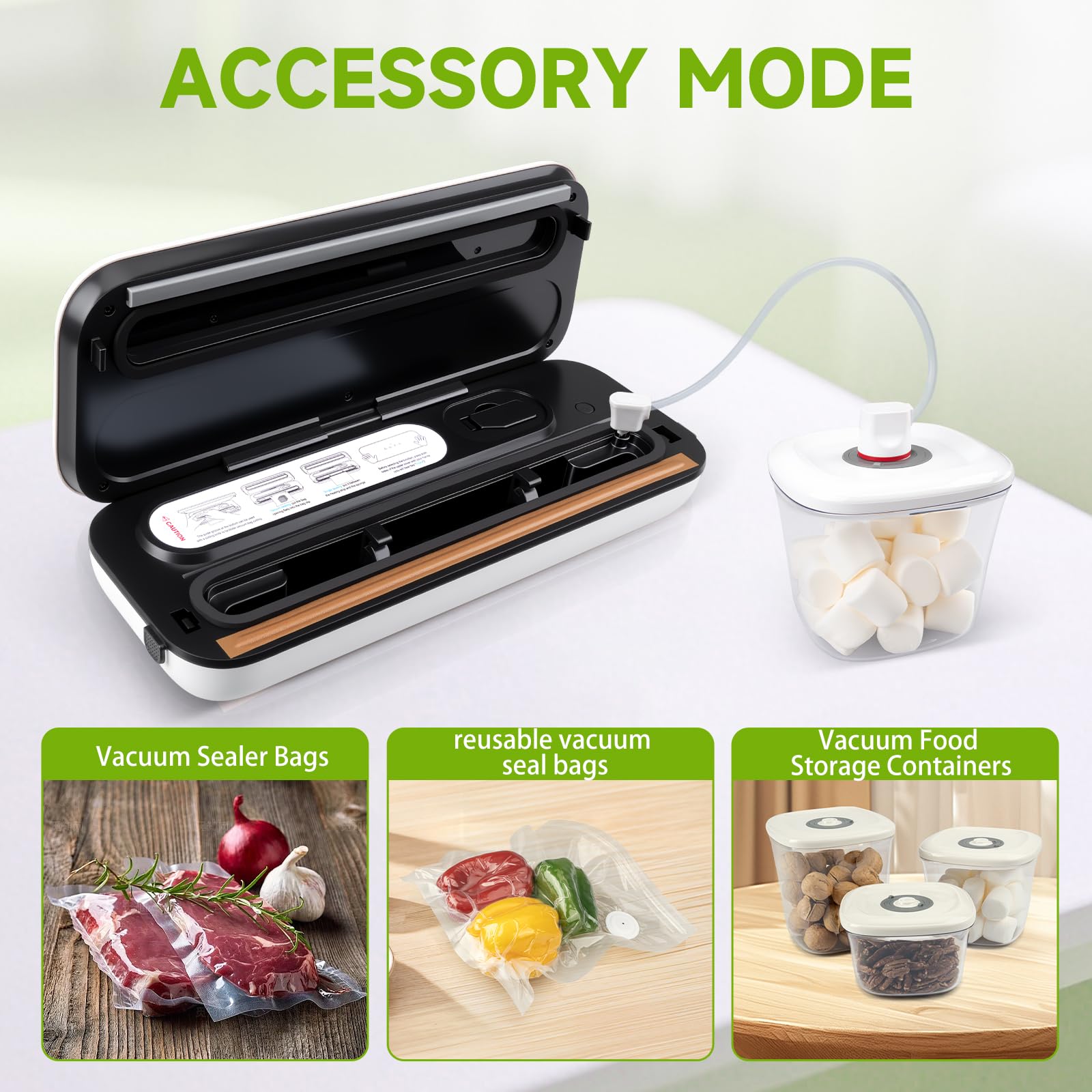 Snapklik.com : Amz Jet Vacuum Sealer For Food - Tempered Glass Panel ...