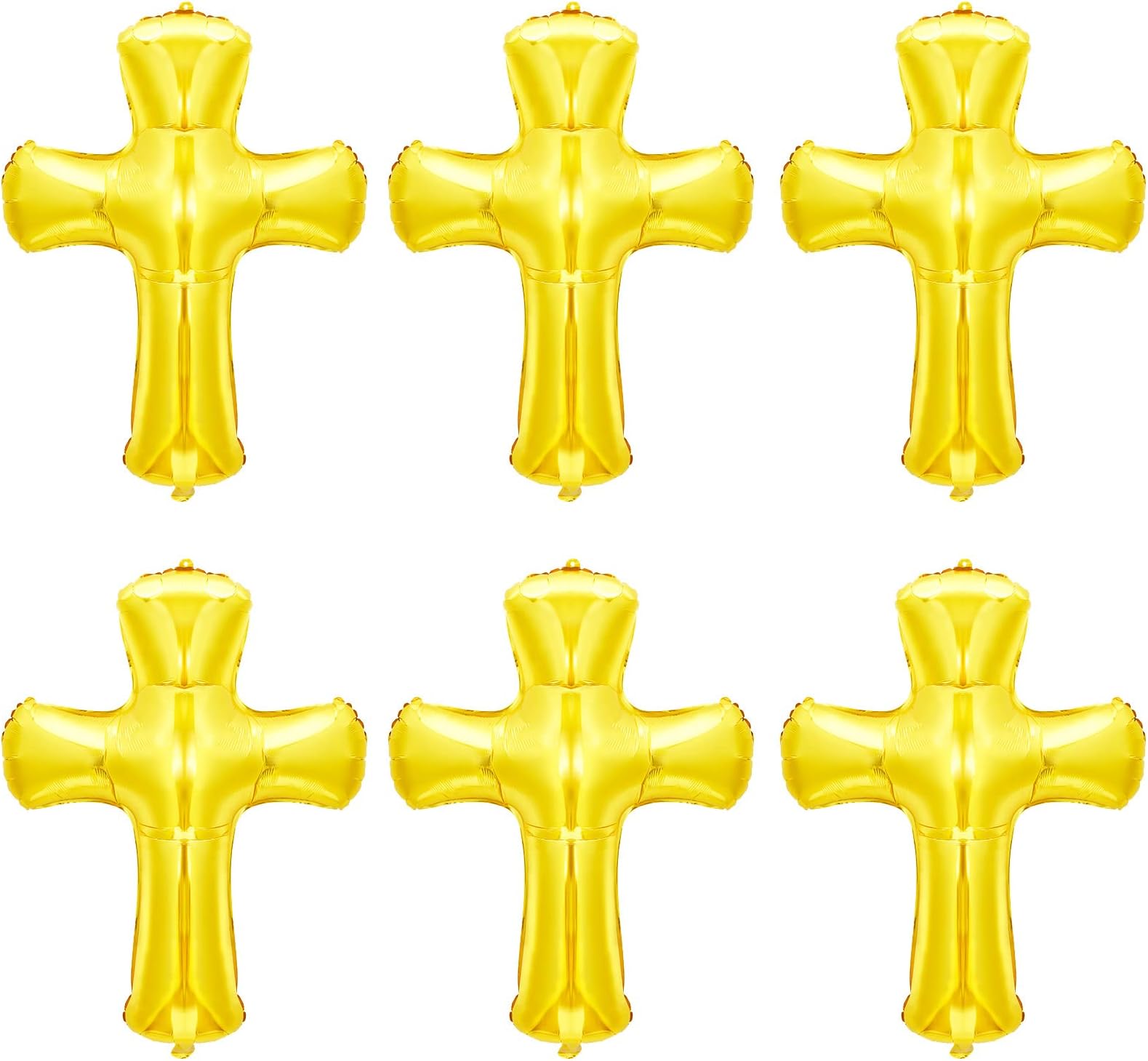 Amazon.com: 6 Pcs 34 Inch Cross Shape Balloon Jumbo Baptism Balloons ...