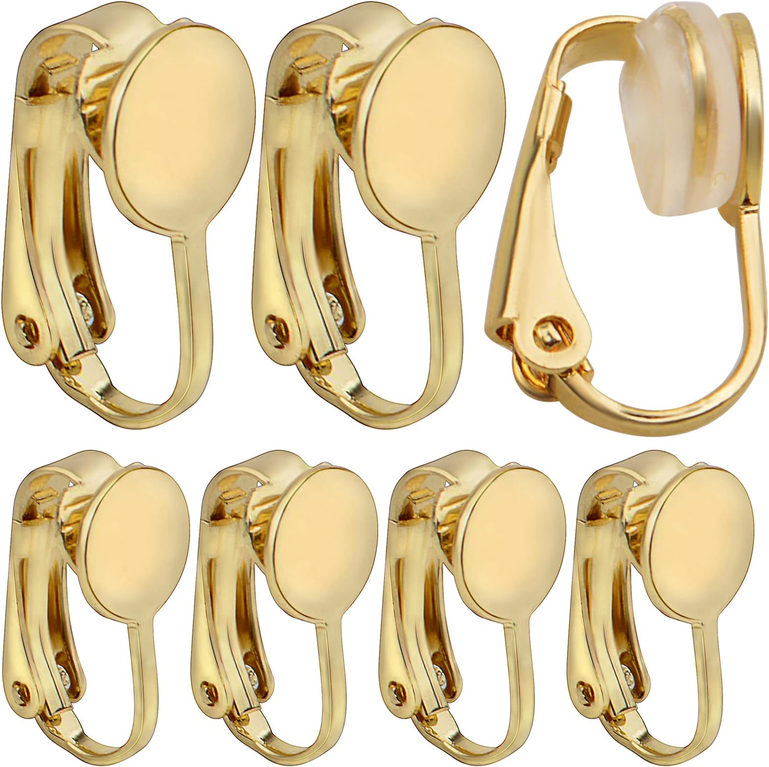 Amazon.com: Clip-on Earring Converter, 20 Pieces Earring Clip Converter ...