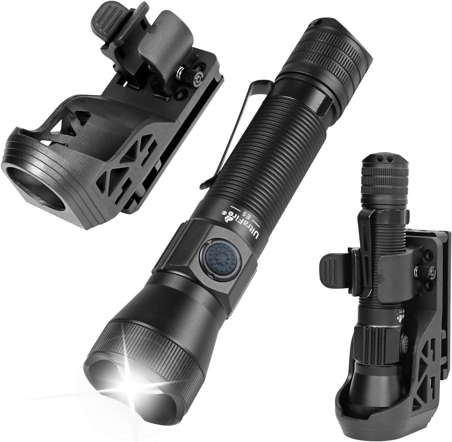 Tactical Flashlight 1200 High Lumen Duty Belt Flashlight for Law ...