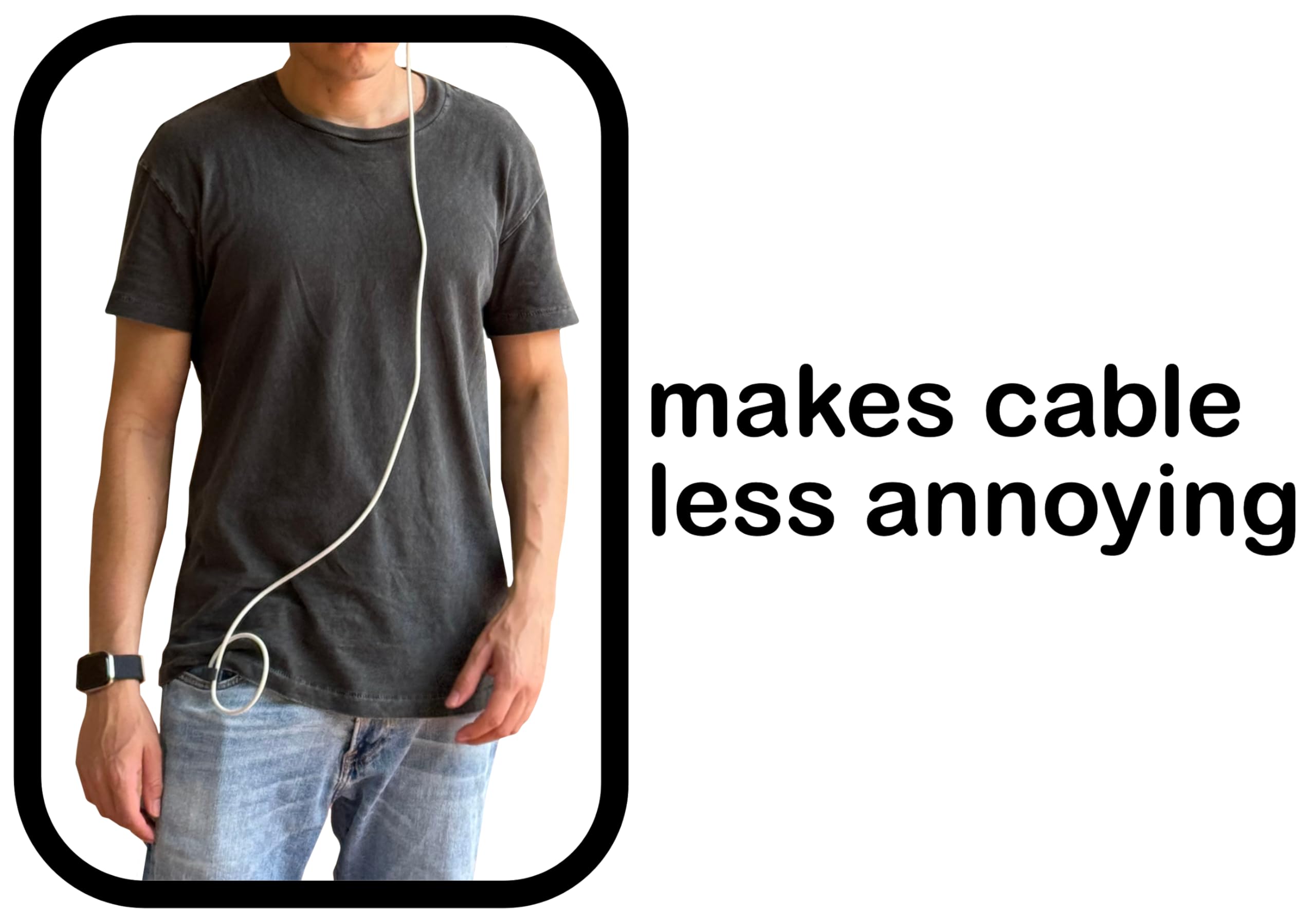 Snapklik.com : Cable Shortener For Apple Vision Pro