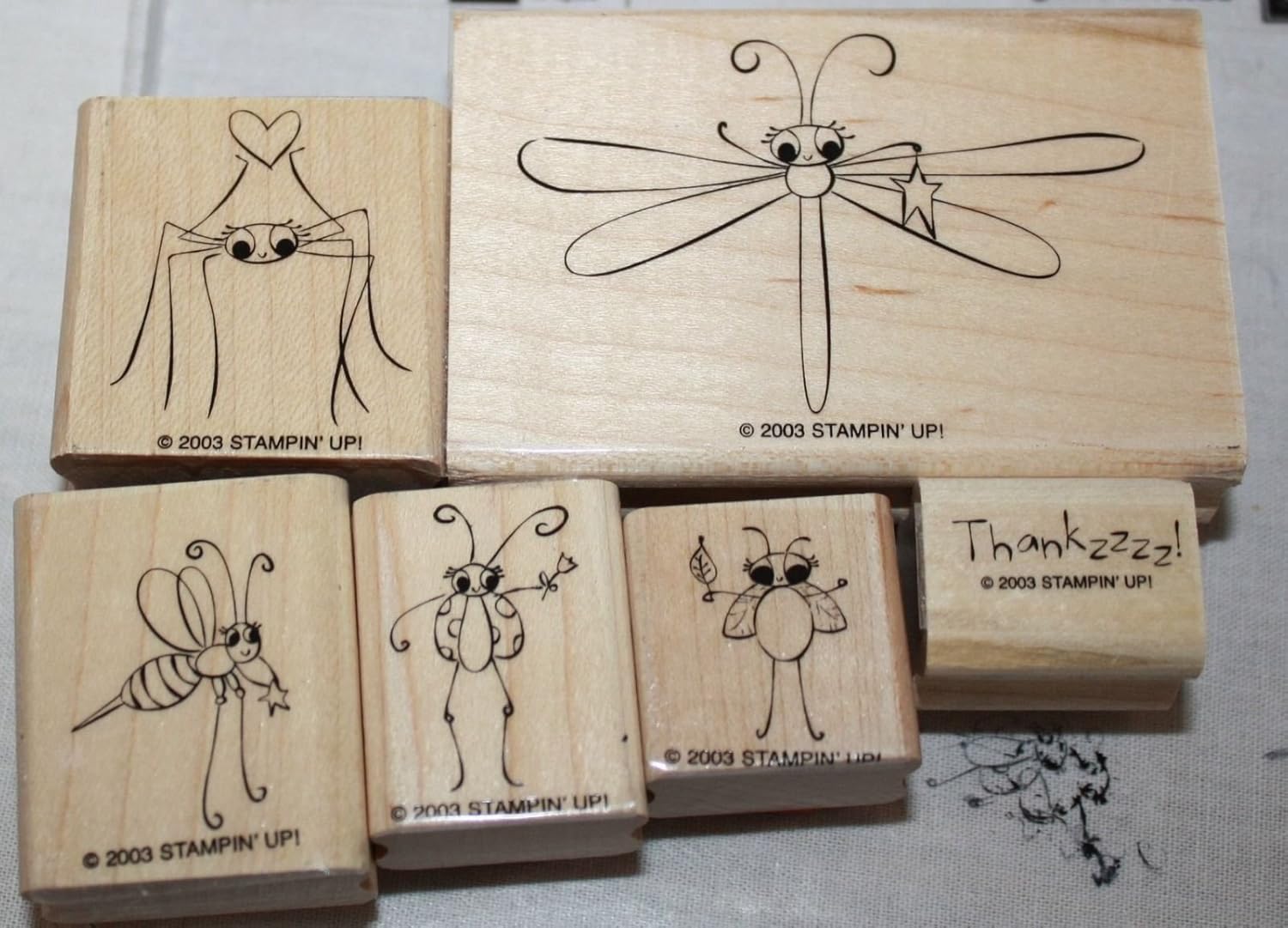 Stampin' Up! Cute As a Bug Stamp Set of 6 - Retired 2007 : Amazon.ca ...