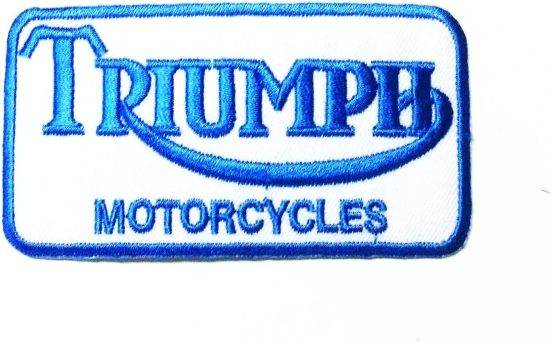 Triumph Motorcycles Classic Racing Biker Label Jackets Iron on Patches ...