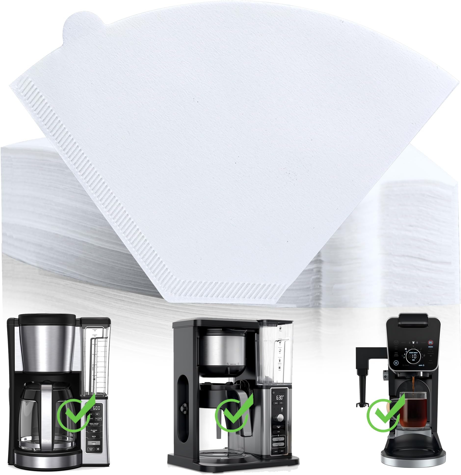 Amazon.com: Disposable Coffee Filters for Ninja Pods and Grounds Coffee ...