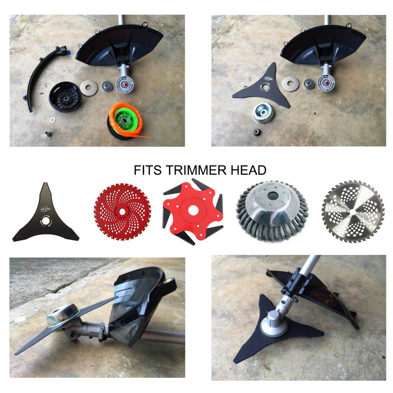 Snapklik.com : OXT Steel Trimmer Head, Blade Adapter Kit