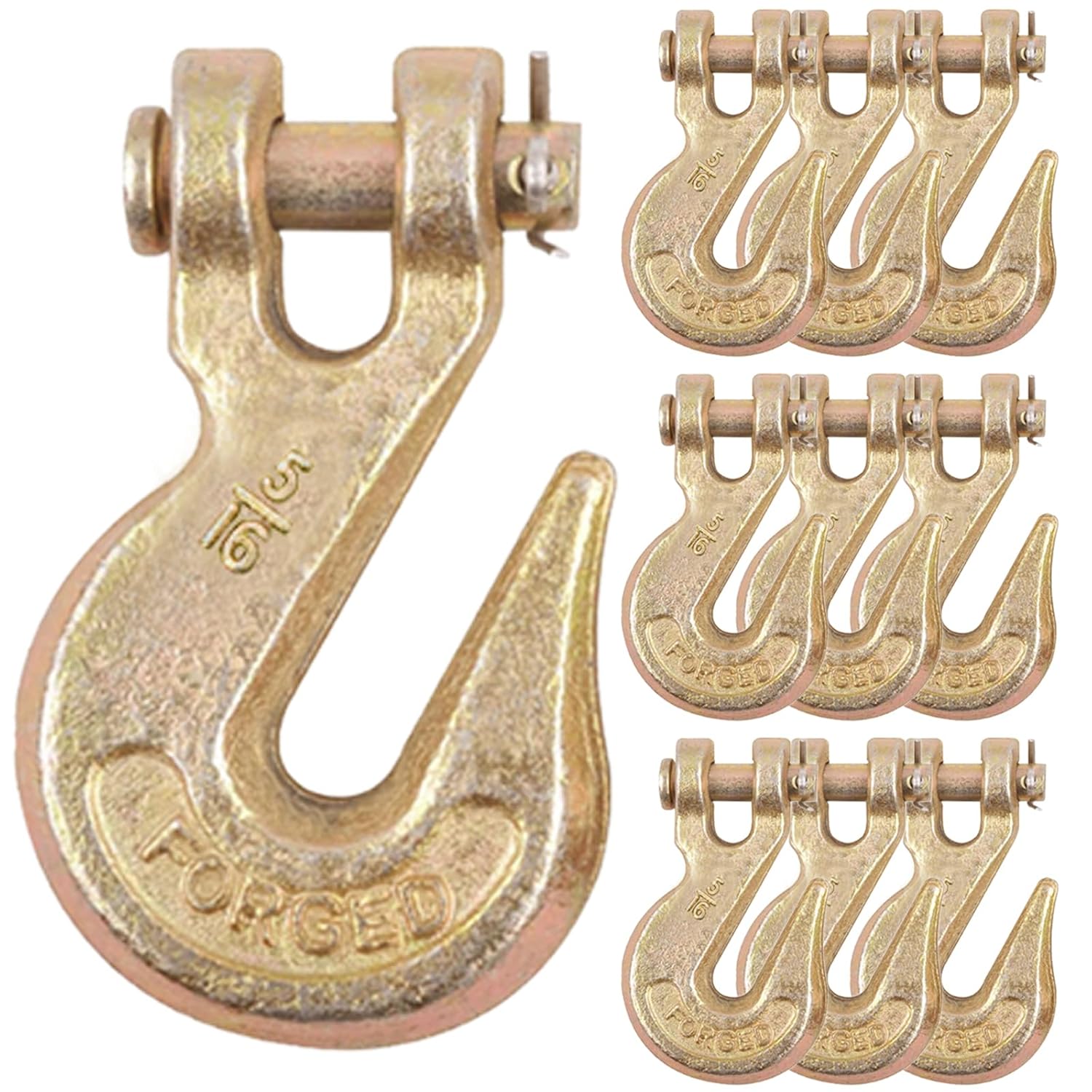 Amazon.com: 10PCS 5/16" Chain Hooks, Forged G70 Heavy Duty Chain Grab ...