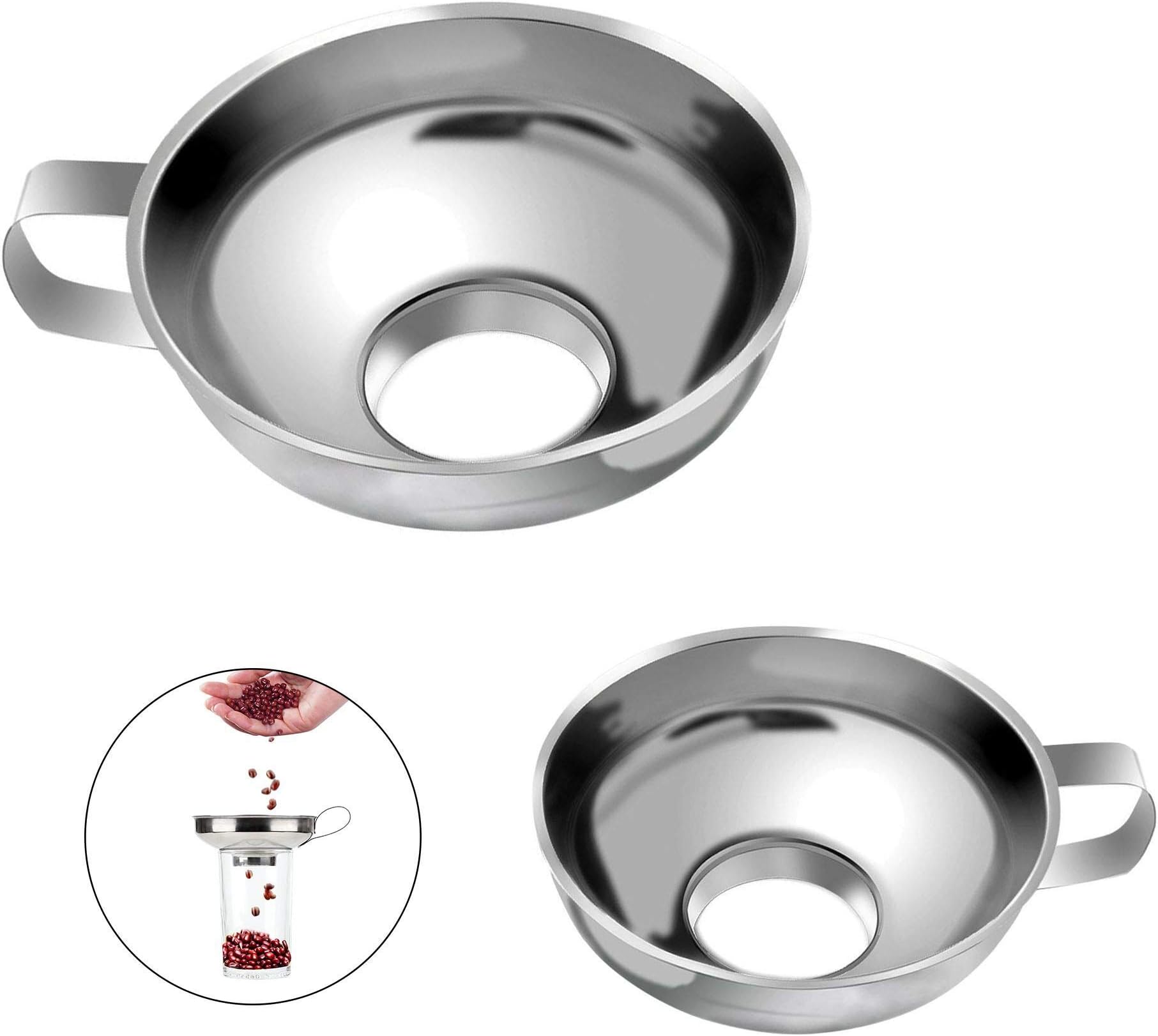 8mm Stainless Steel Funnel For All Hip Flasks Flask : Amazon.co.uk ...