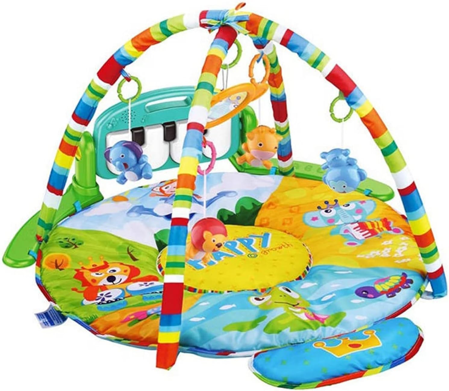 Arabest Tummy Time Mat, 4-in-1 Baby Gym Activity Play Mat & Ball Pit ...