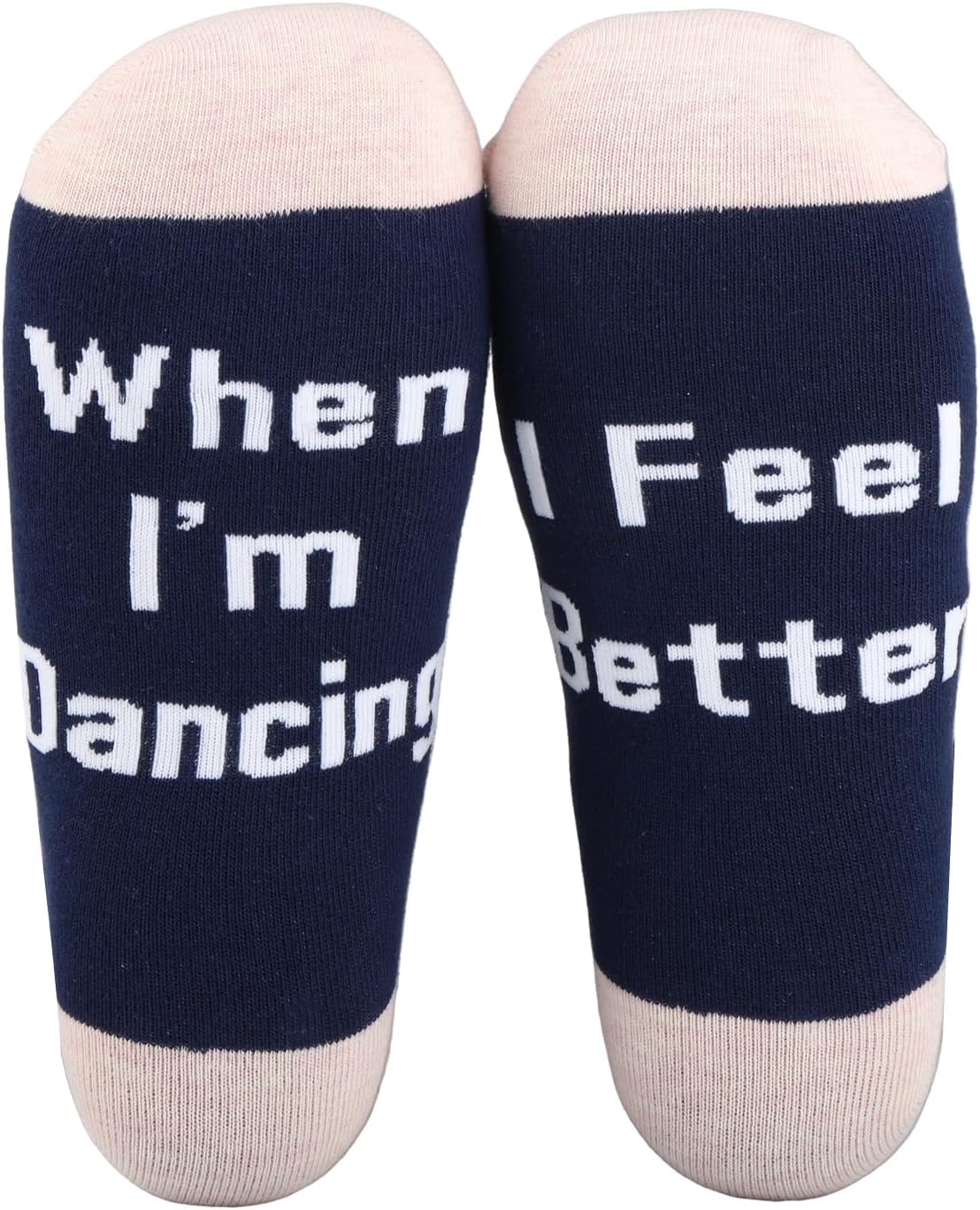Amazon.com: G2TUP Dance Socks Ballet Lovers Gift I Feel Better When I'm ...