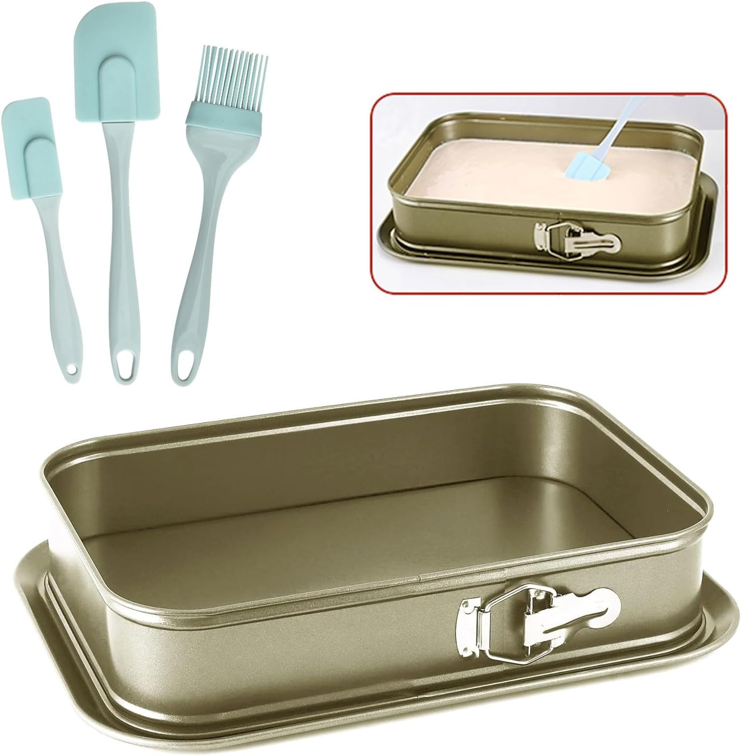 Amazon.com: Non-stick Springform Pan Cheesecake Pan,Tiramisu Pan ...