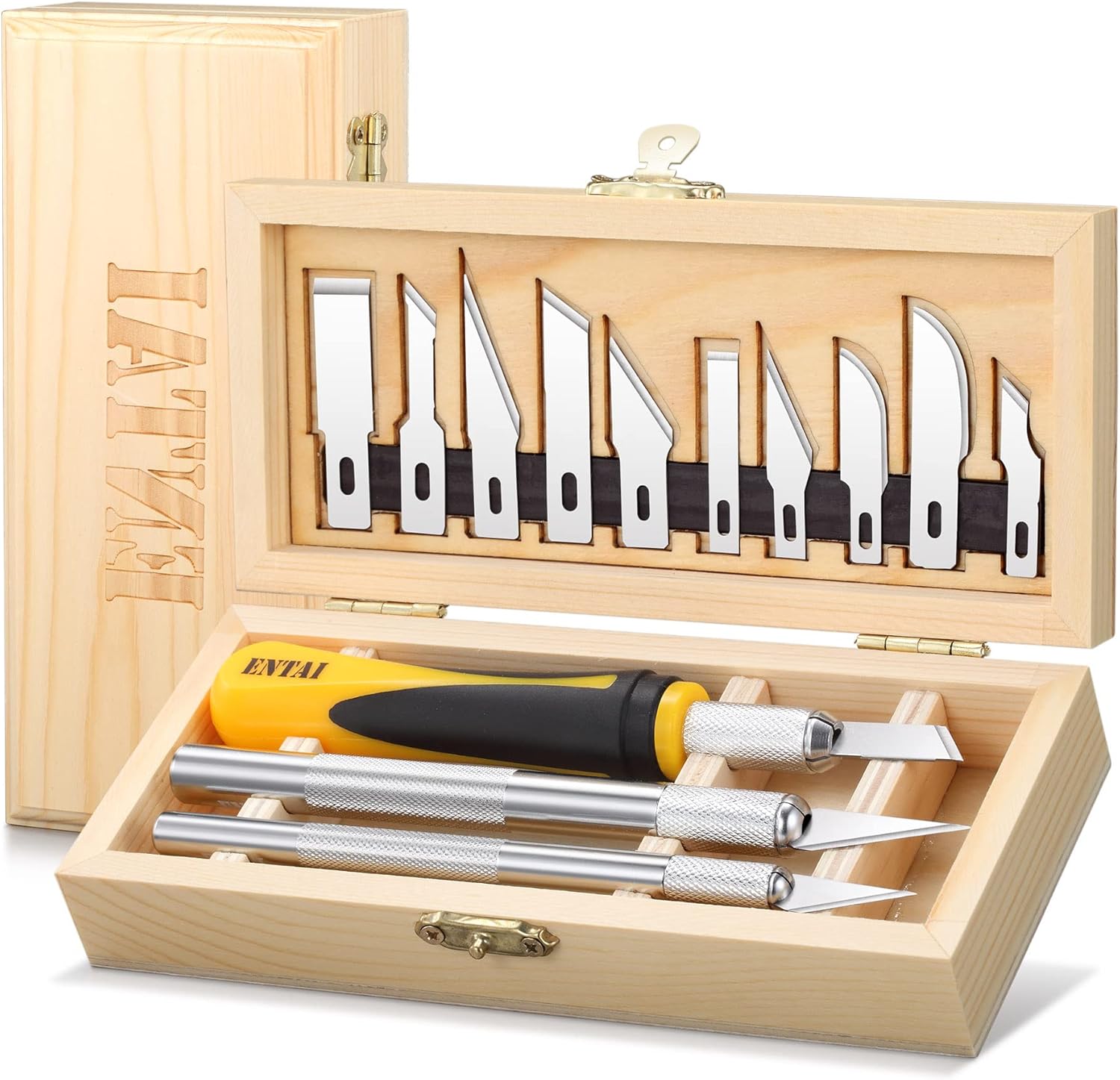 Amazon.com: ENTAI Precision Craft Hobby Knife Kit, 16-Piece Precision ...
