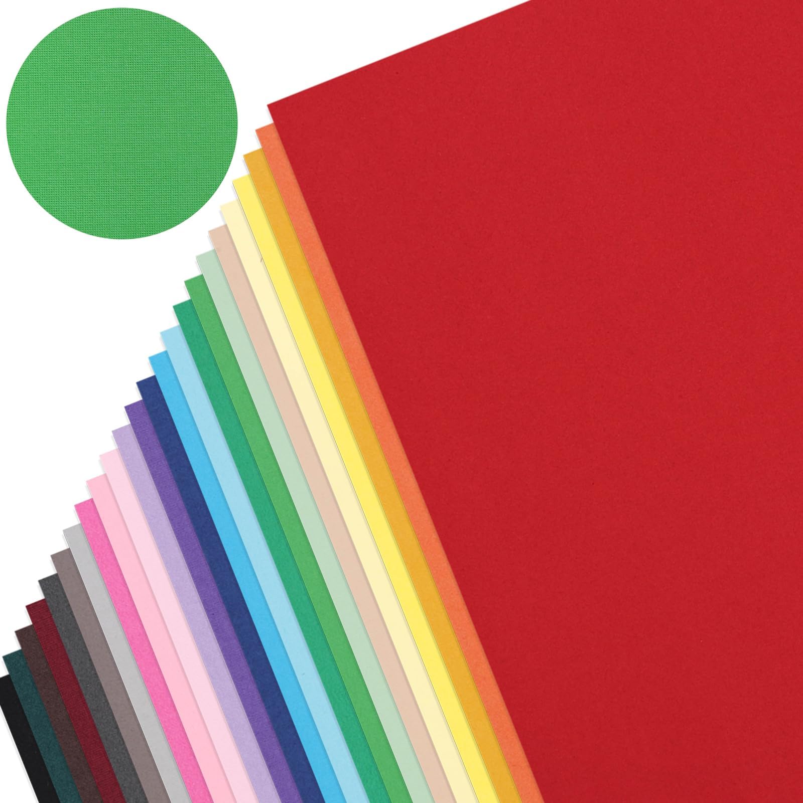 Amazon.com : MCPINKY 72 Sheets Textured Colored Cardstock, Single-Sided ...