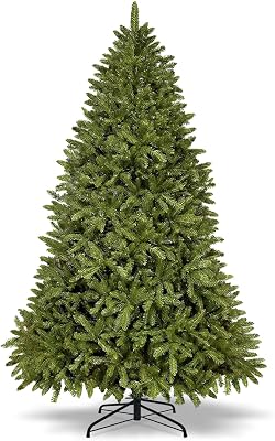 Amazon.com: 6 Ft Full Christmas Tree with 300 Lights, 870 Realistic ...