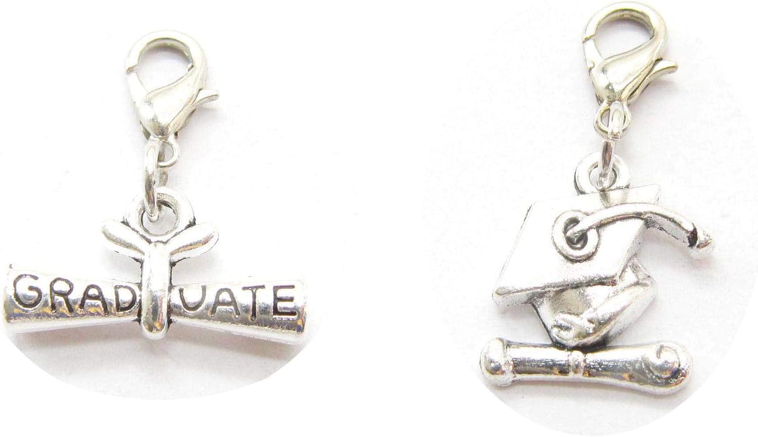 Amazon.com: Grad Hat and Diploma,Diploma Charm, Graduation Gift, Add a ...
