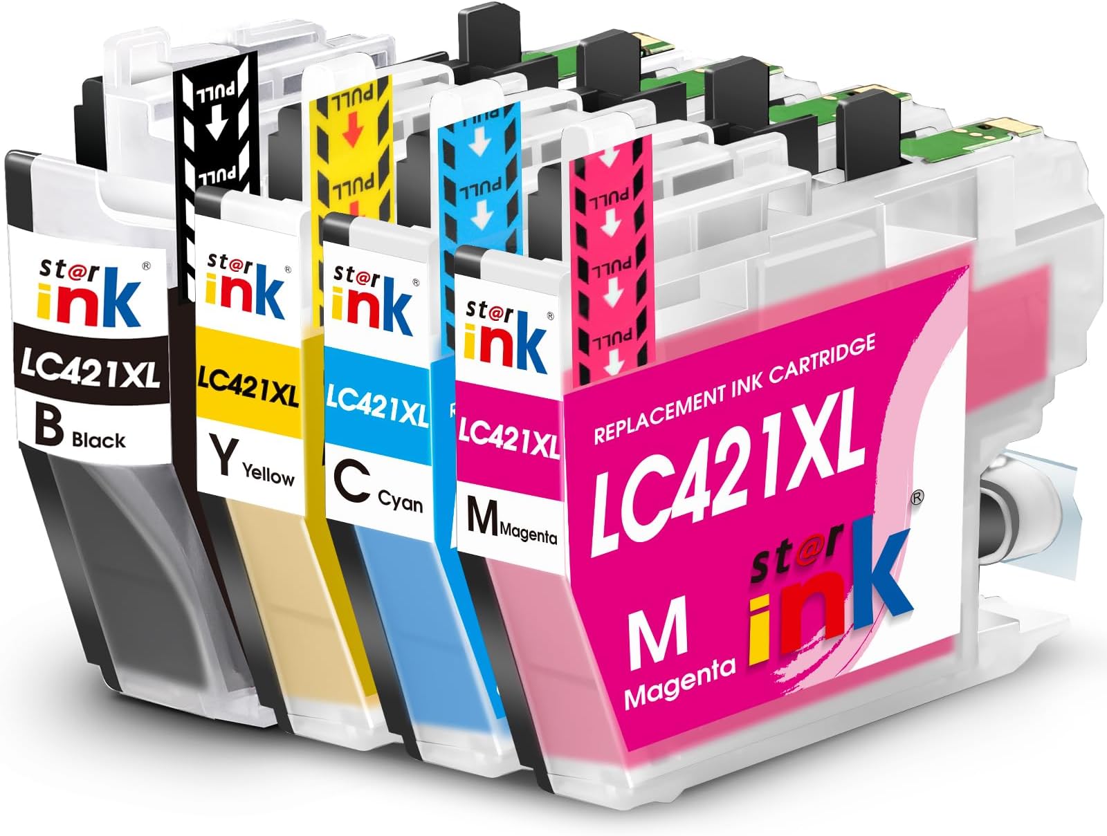 starink LC421XL Ink Cartridges Compatible with Brother LC-421XL LC-421 ...