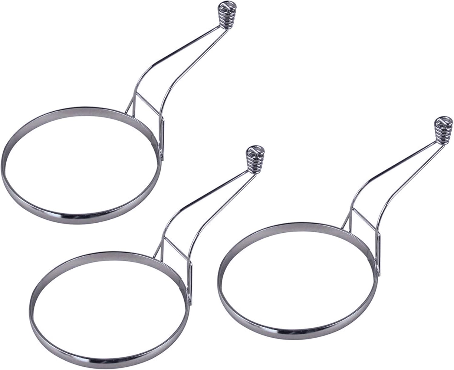 Amazon.com: Stainless Steel Egg Rings For Frying Eggs - 3 Pcs Nonstick ...