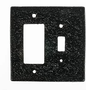 SleekLighting | Black Stone Architecture Wall plates | Electric Outlet ...