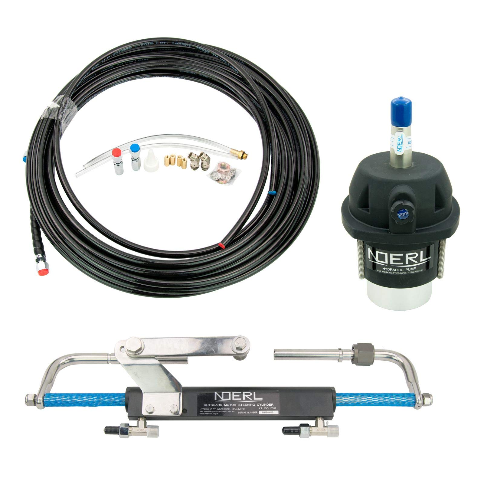Amazon.com: Marine Outboard Hydraulic Steering Kit,90HP Boat Hydraulic ...