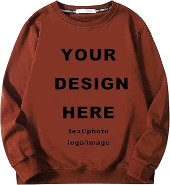 Amazon.com: FEIBAI Custom Hoodie – Design Your Own Pullover Sweatshirt ...