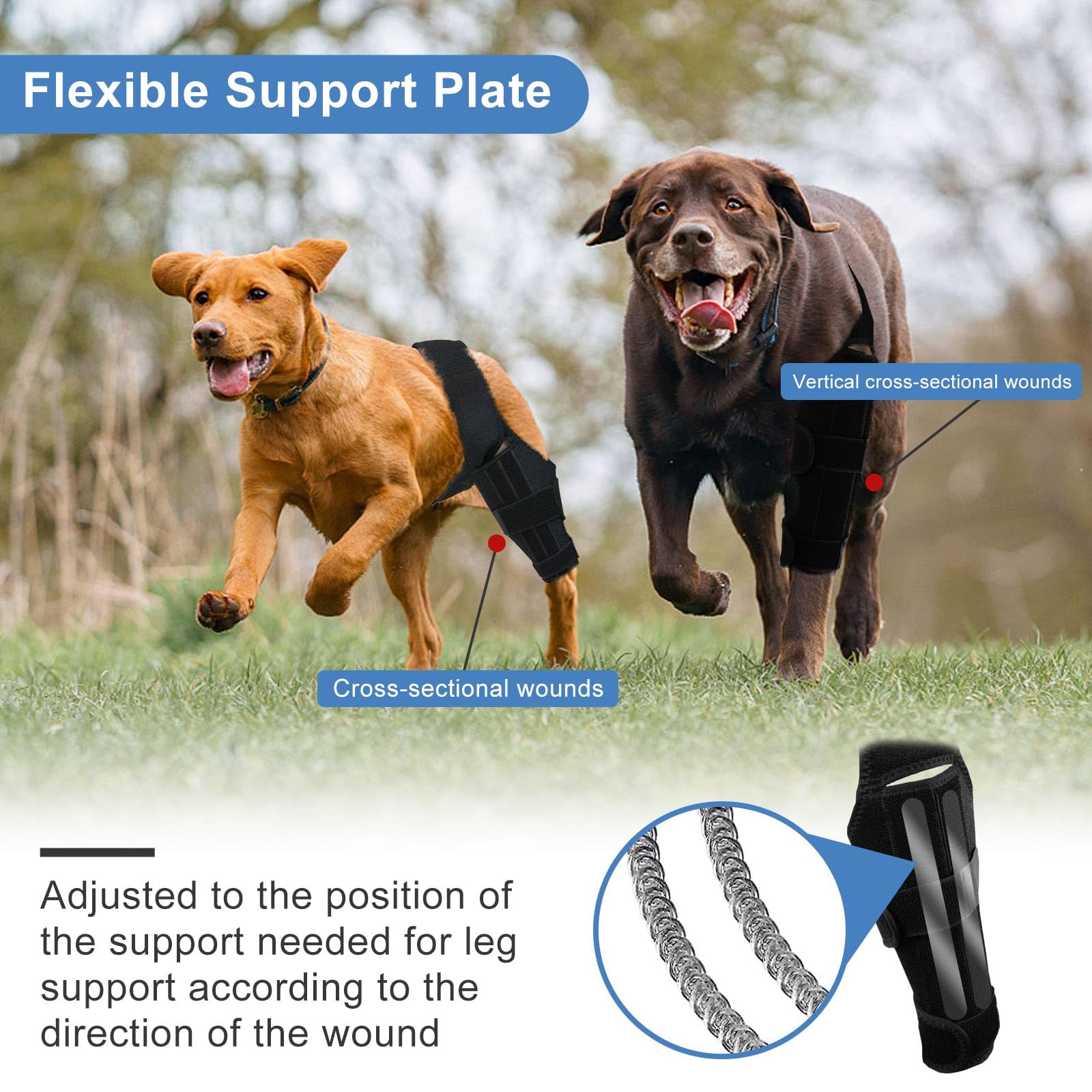 Hyspovian Comfortable Dog Knee Brace for CCL & ACL & Arthritis & Torn ...