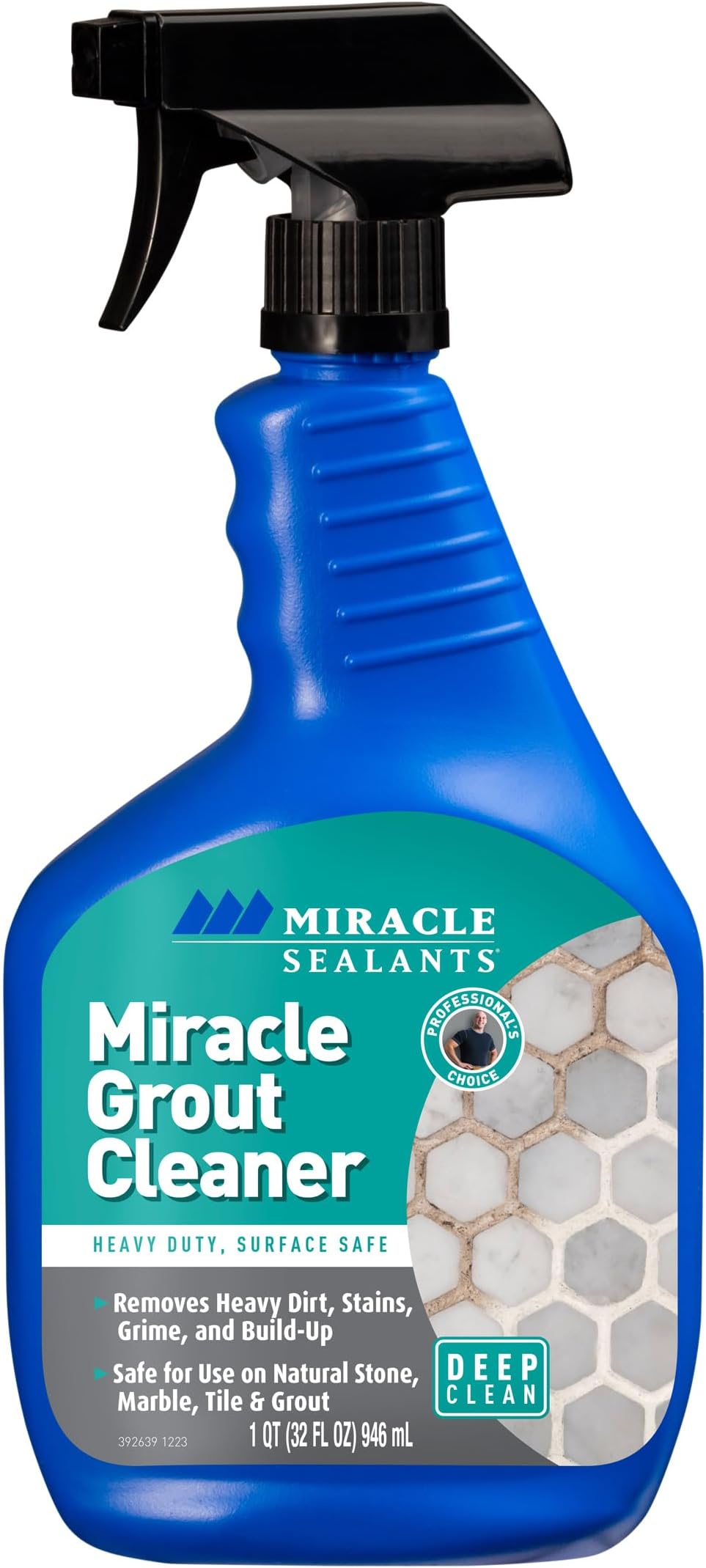Amazon.com: Miracle Sealants 392628 Miracle Grout Cleaner, Quart ...