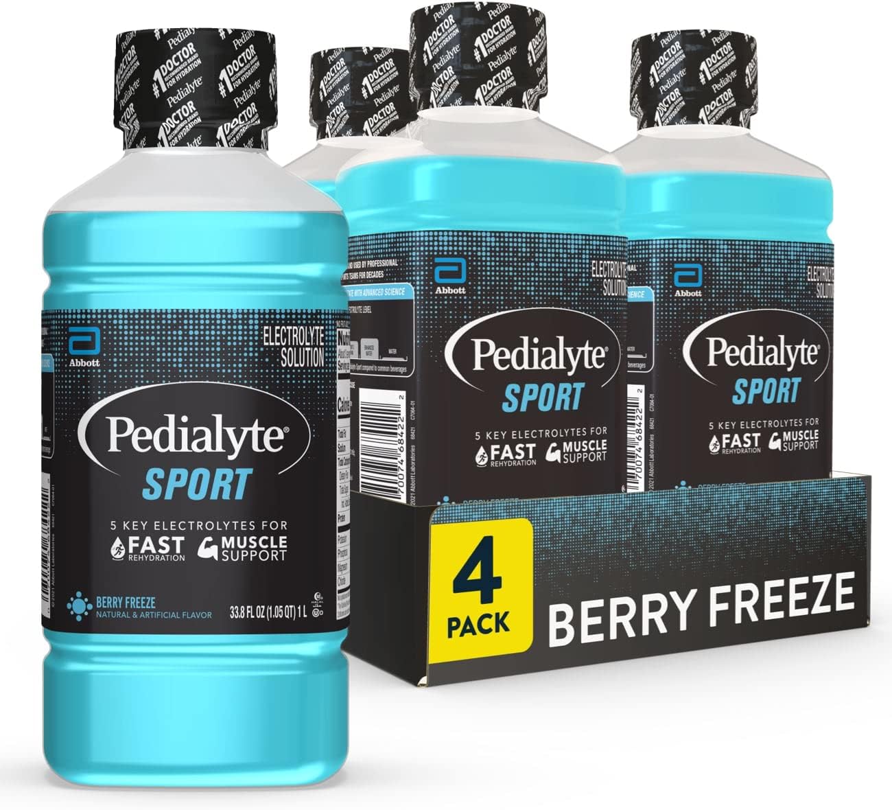 Amazon.com : Pedialyte Sport Electrolyte Drink, Fast Hydration with 5 ...