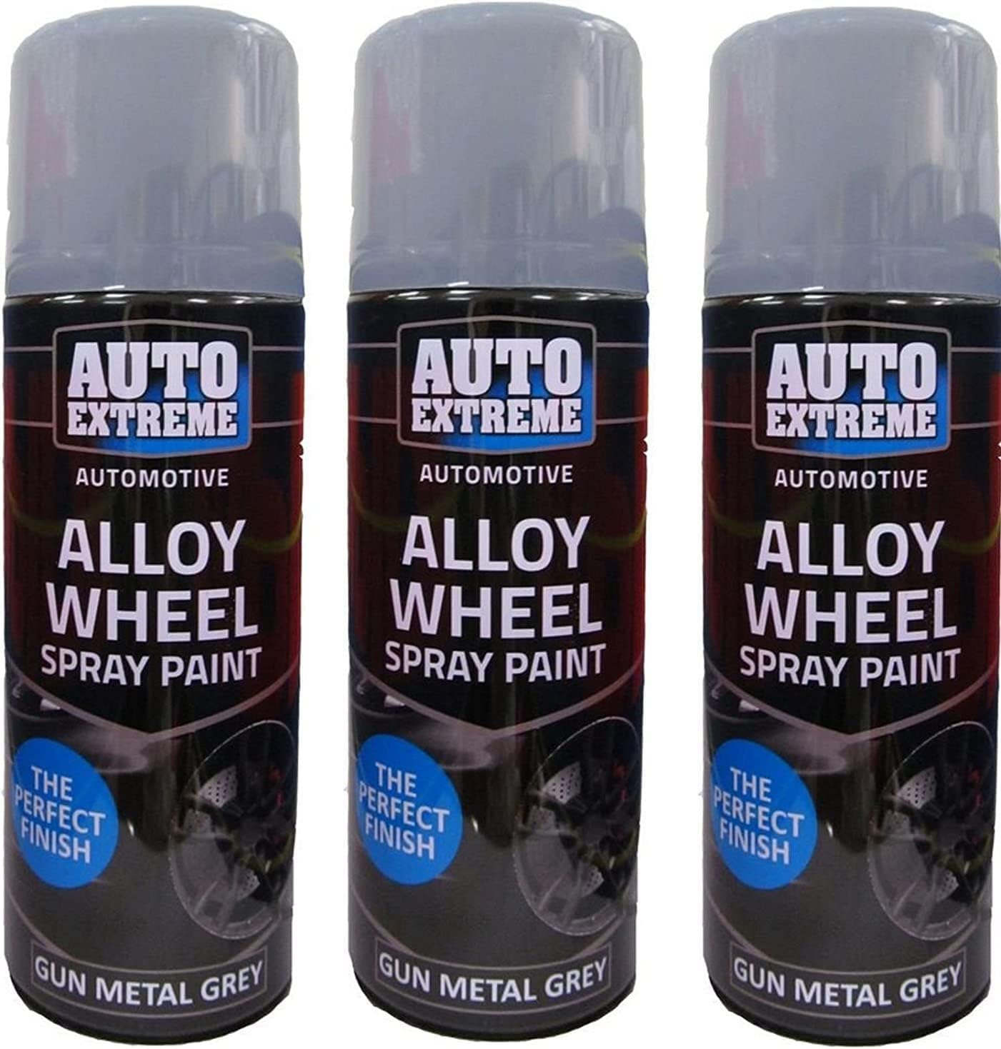 Gun Metal Grey Spray Paint Grey Alloy Wheel Spray Restorer Car Van Auto ...