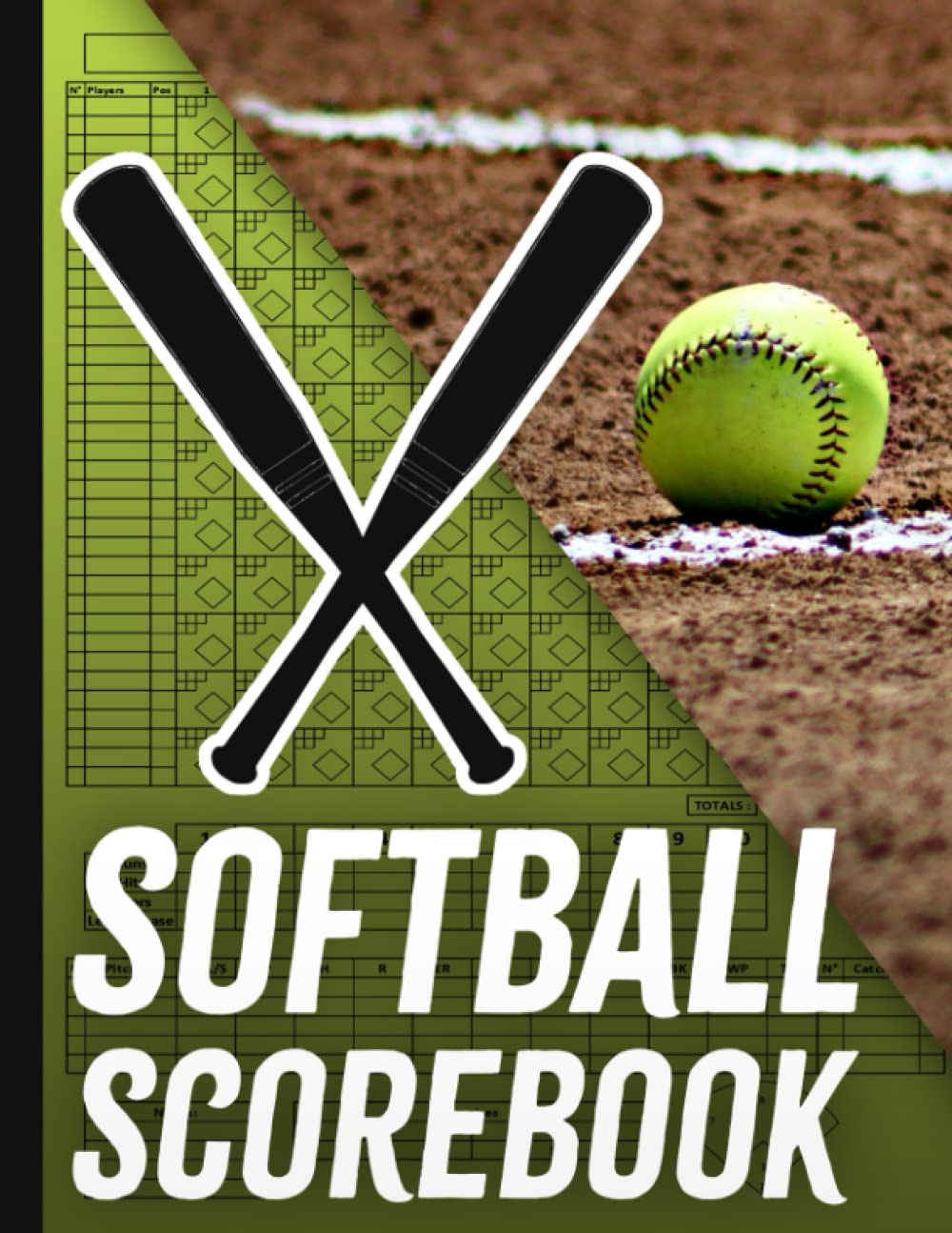 Softball Scorebook: Softball Score Sheets, Softball Scorecard Book for ...