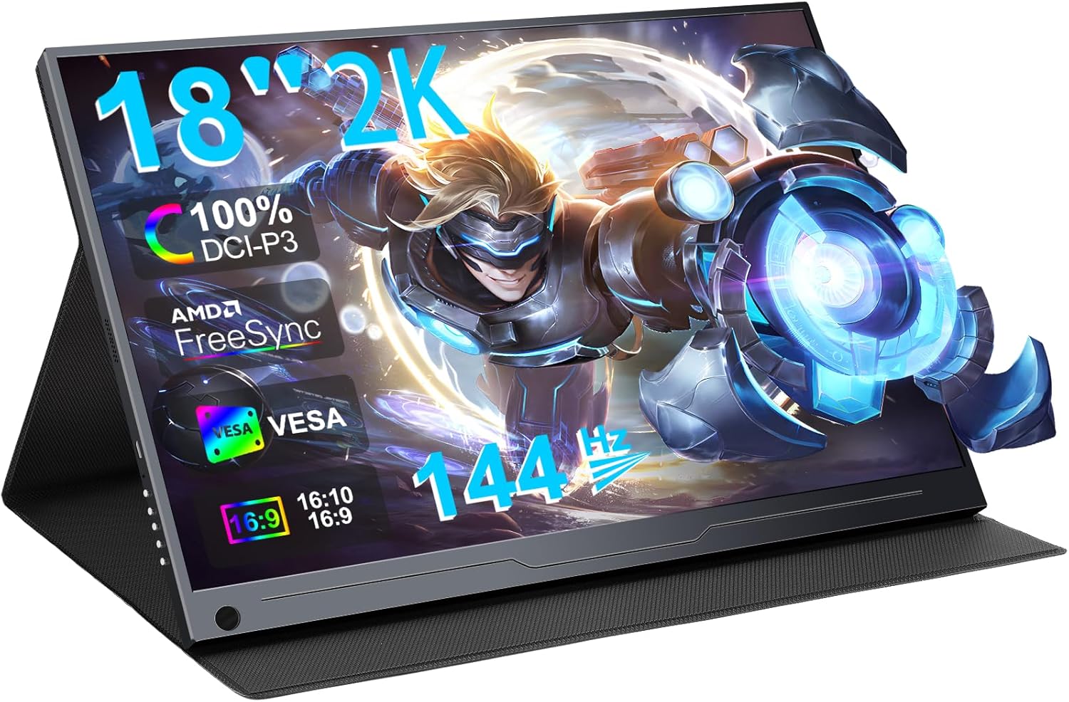 Amazon.com: Feiasia Portable Monitor Extremely Slim&Lightweight 15.6 ...