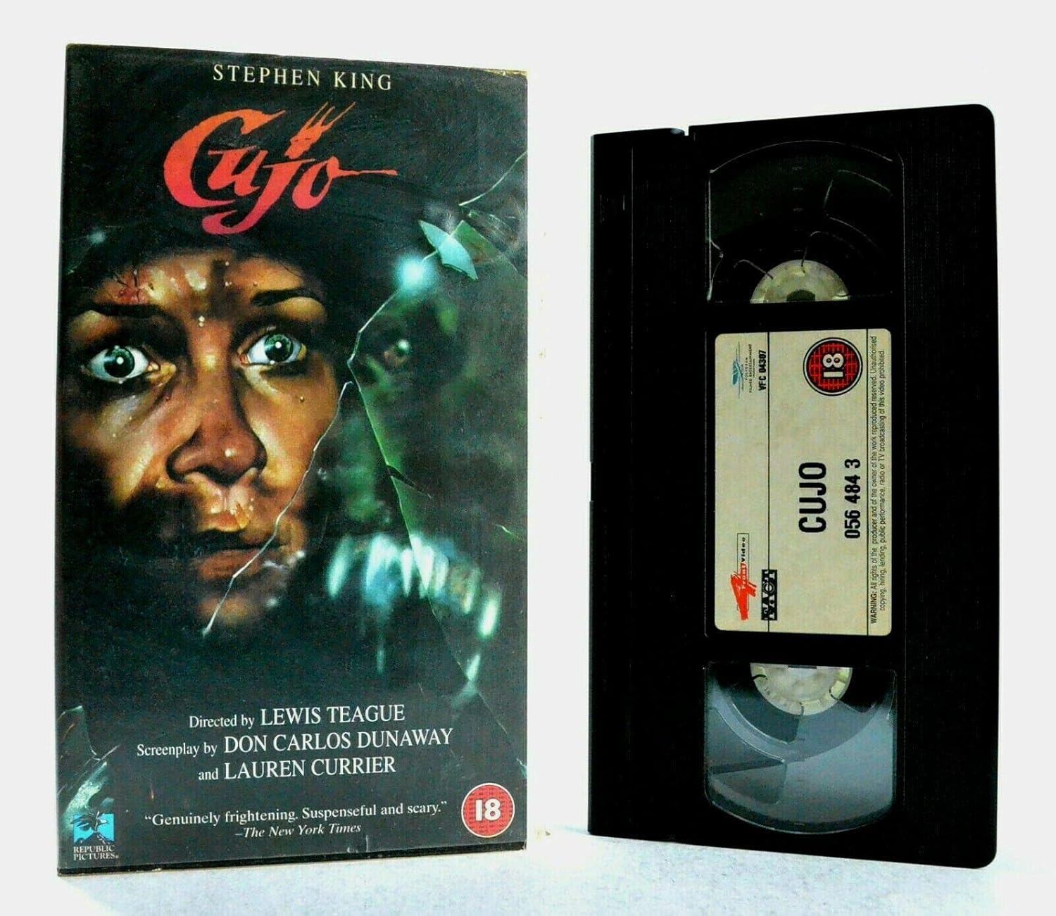 Amazon.com: Cujo [VHS] : Dee Wallace, Daniel Hugh Kelly, Danny Pintauro, Christopher Stone, Ed ...