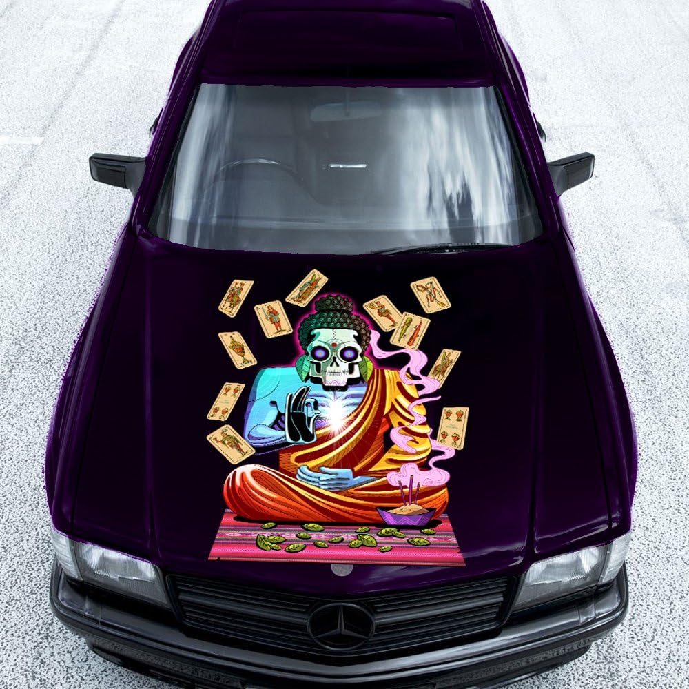 Amazon.com: Skelleton Buddhist Buddha Yoga Full Color Car Decal ...