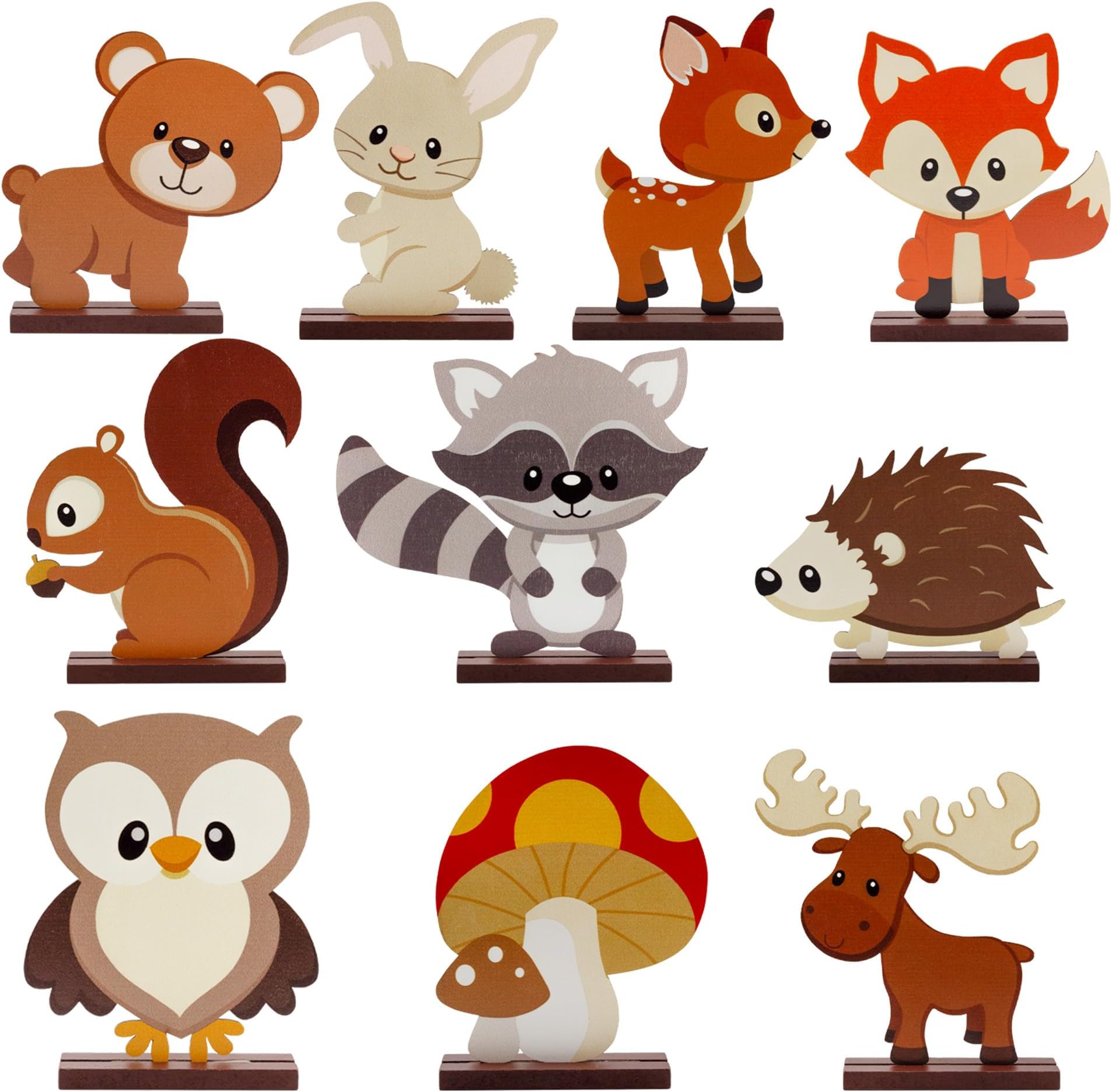 Amazon.com: Charming Woodland Animals Cutouts - Bring The Enchanting ...