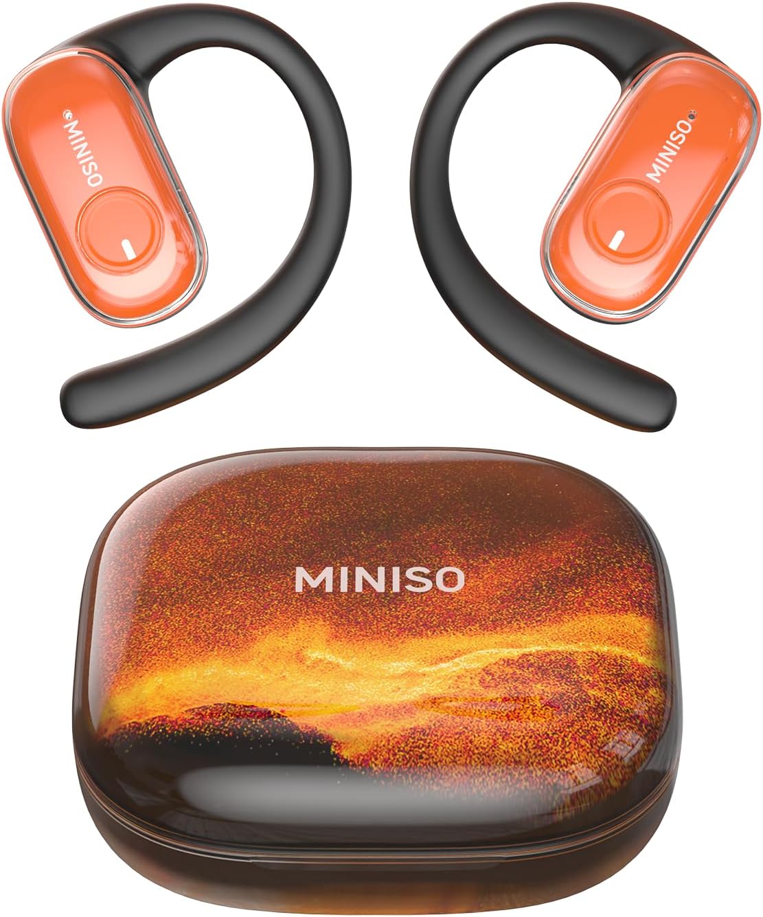 Amazon.com: MINISO MS185 Open Ear Headphone,Wireless Earbuds Stereo ...